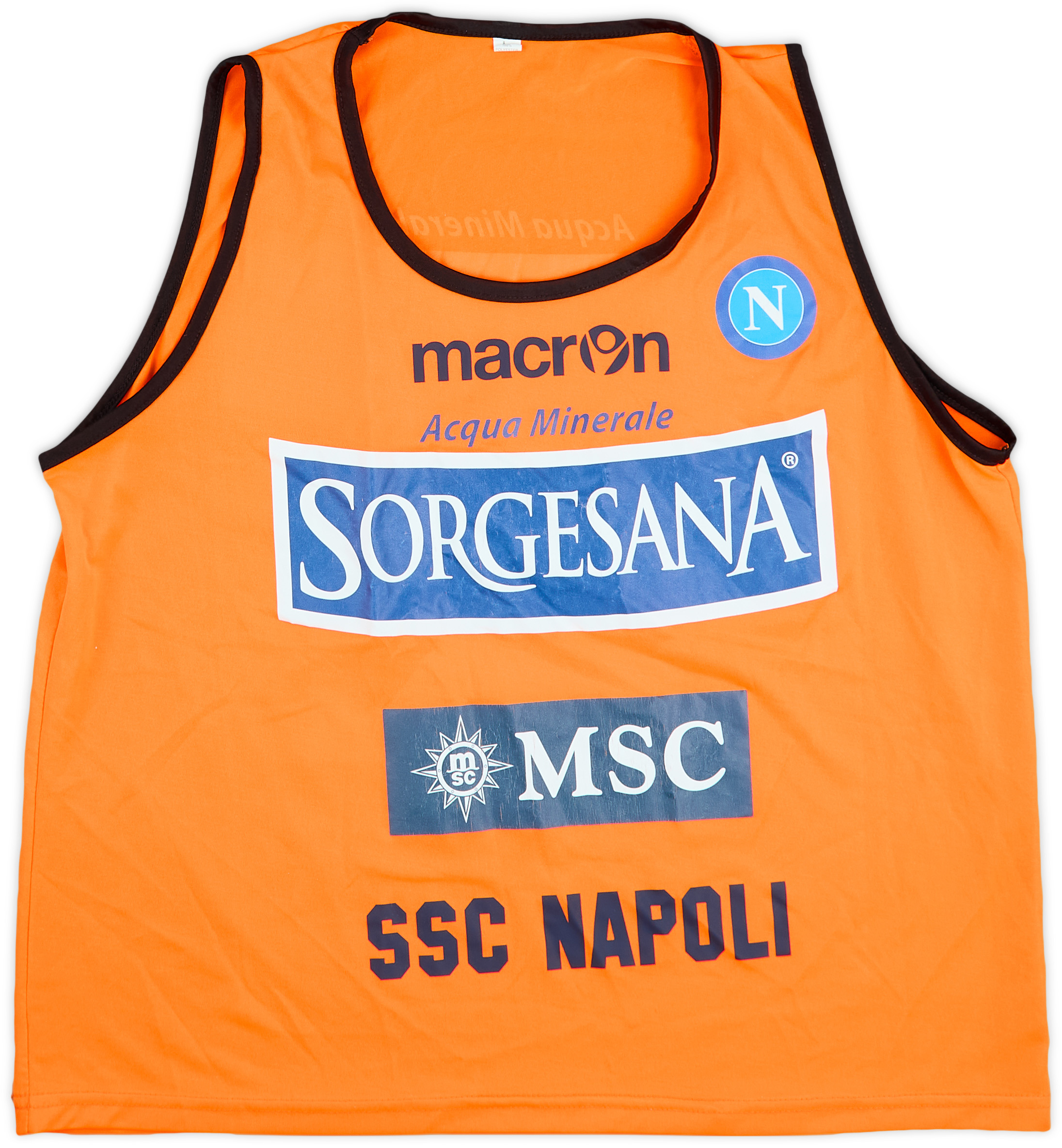2011-12 Napoli Macron Training Bib - 8/10 - (L)