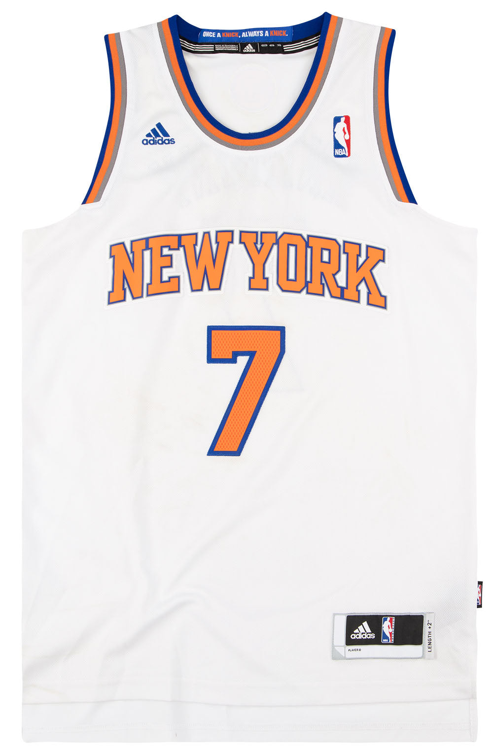 2012-14 New York Knicks Anthony #7 adidas Swingman Jersey (Home) Y