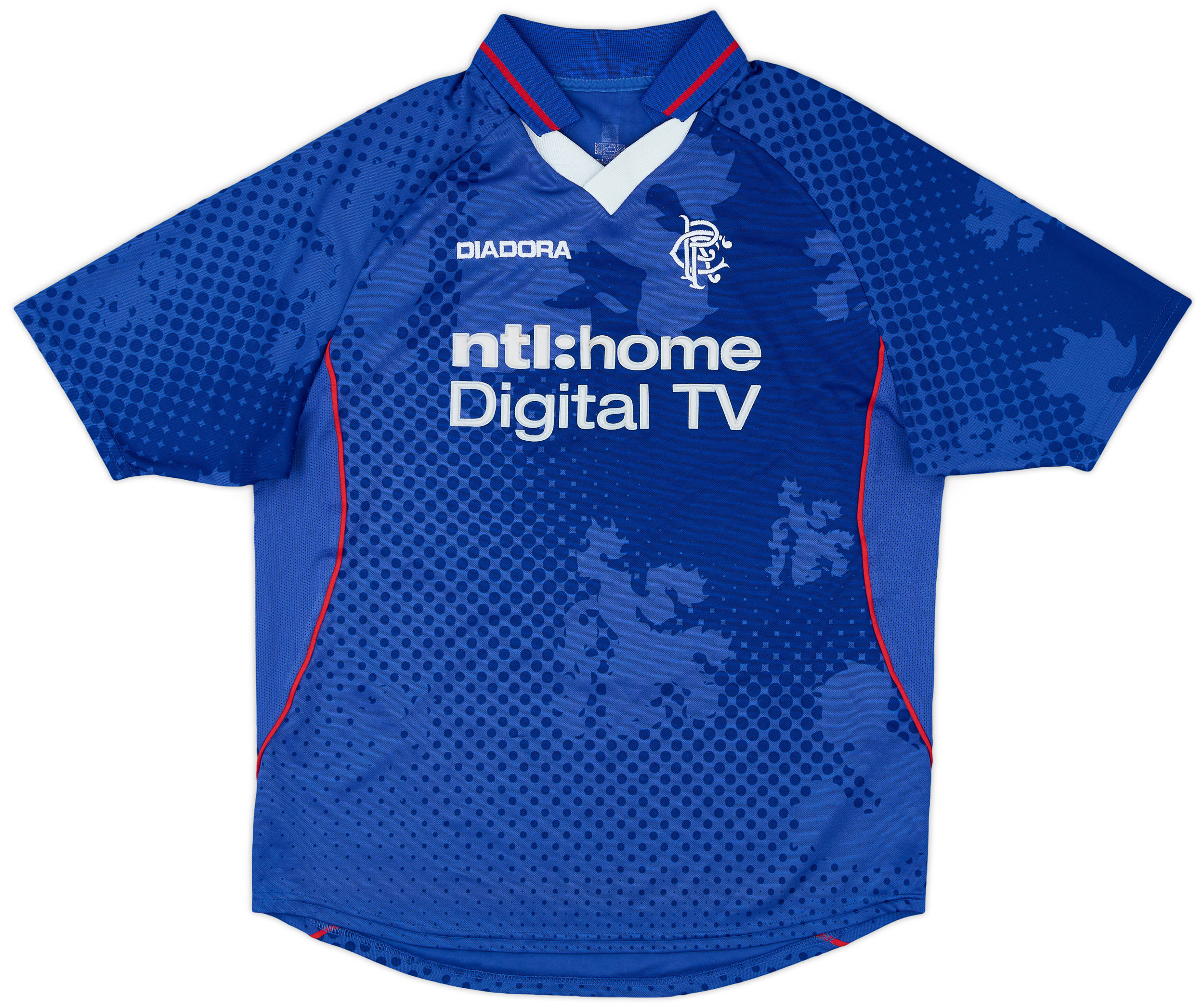 2002-03 Rangers Home Shirt - 9/10 - (XL.Boys)