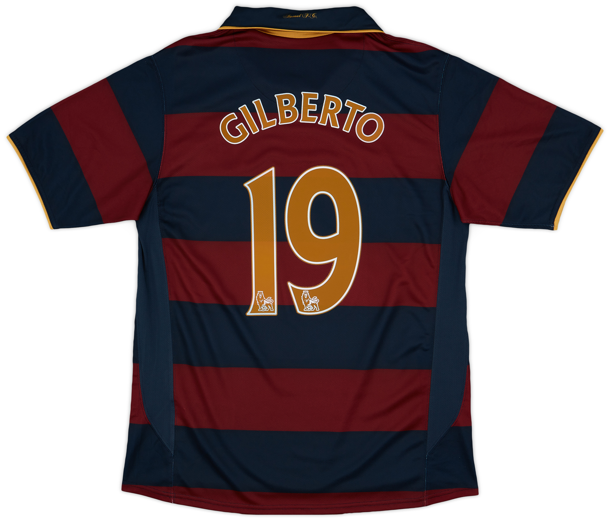 2007-08 Arsenal Third Shirt Gilberto #19 - 8/10 - (M)