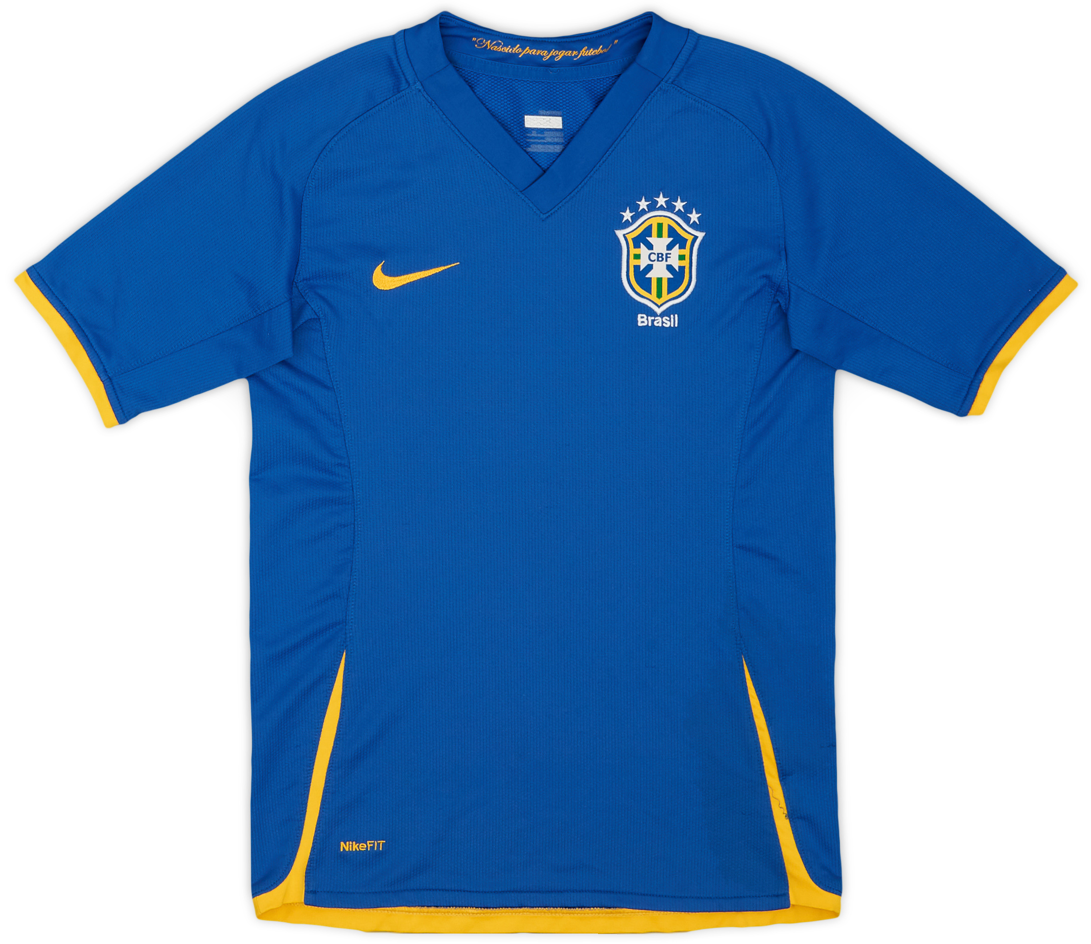 2008-10 Brazil Away Shirt - 9/10 - (M.Boys)