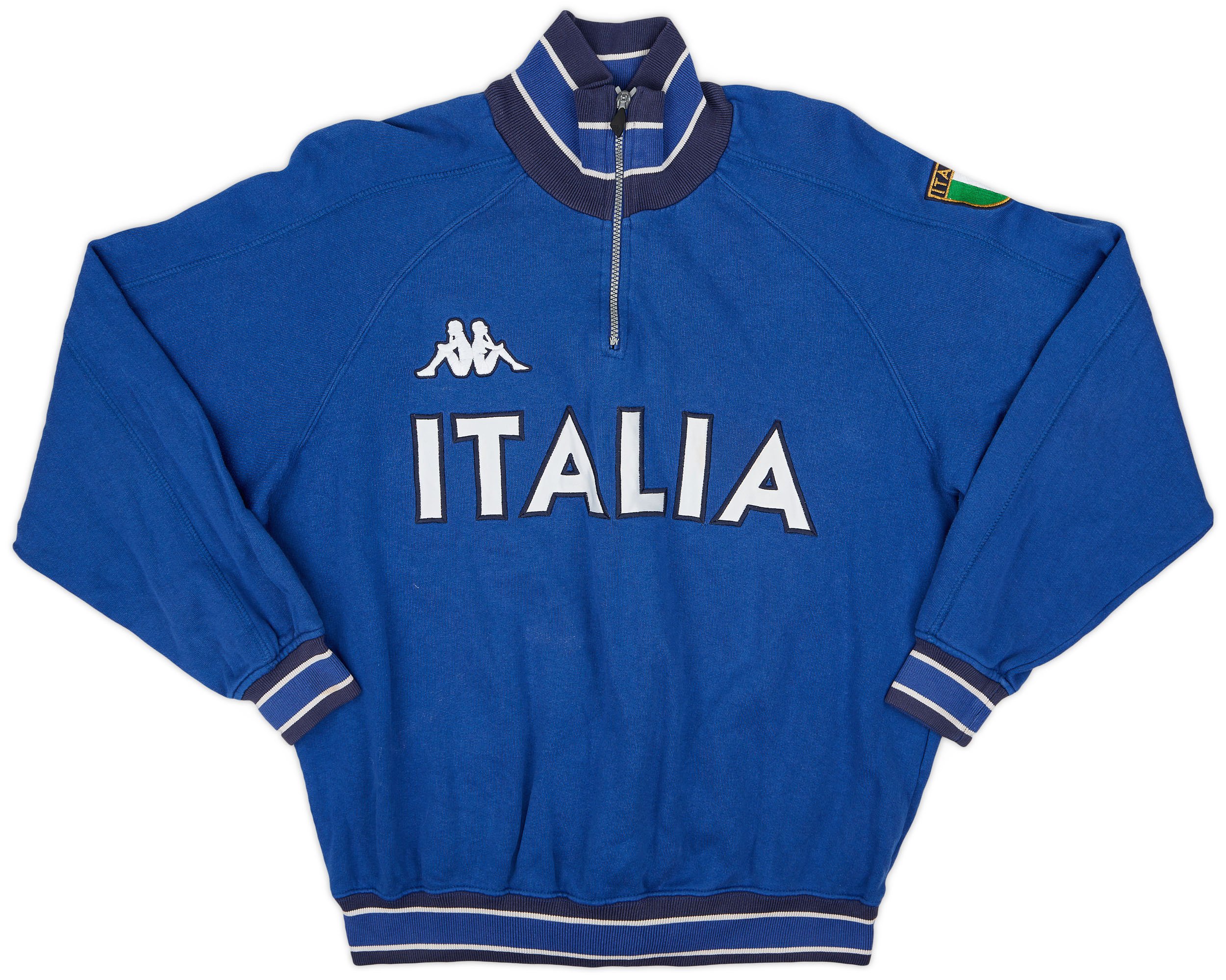 1999-00 Italy Kappa 1/4 Zip Drill Top - 8/10 - (M)