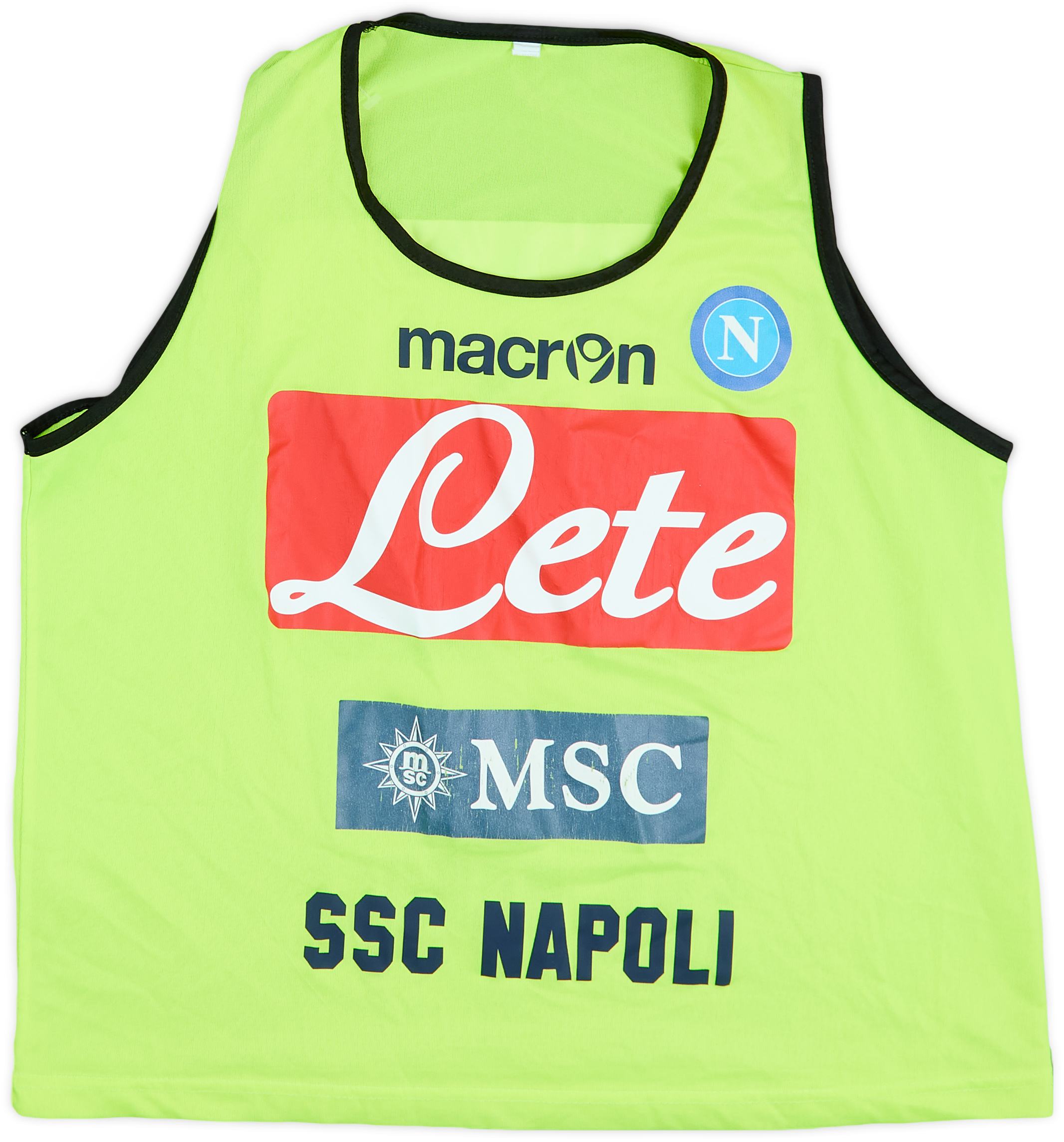 2011-12 Napoli Macron Training Bib - 7/10 - (L)