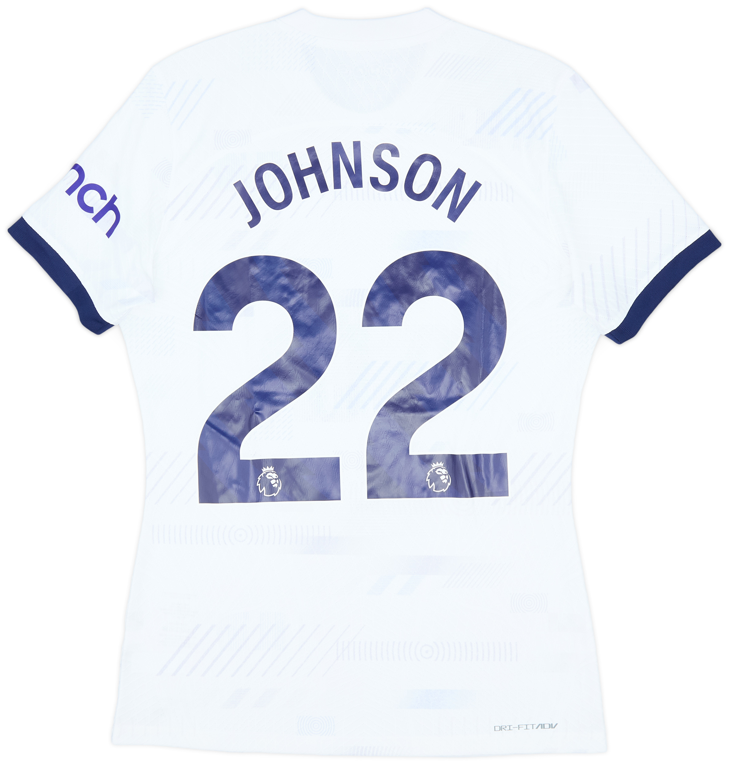 2023-24 Tottenham Player Issue Home Shirt Johnson #22