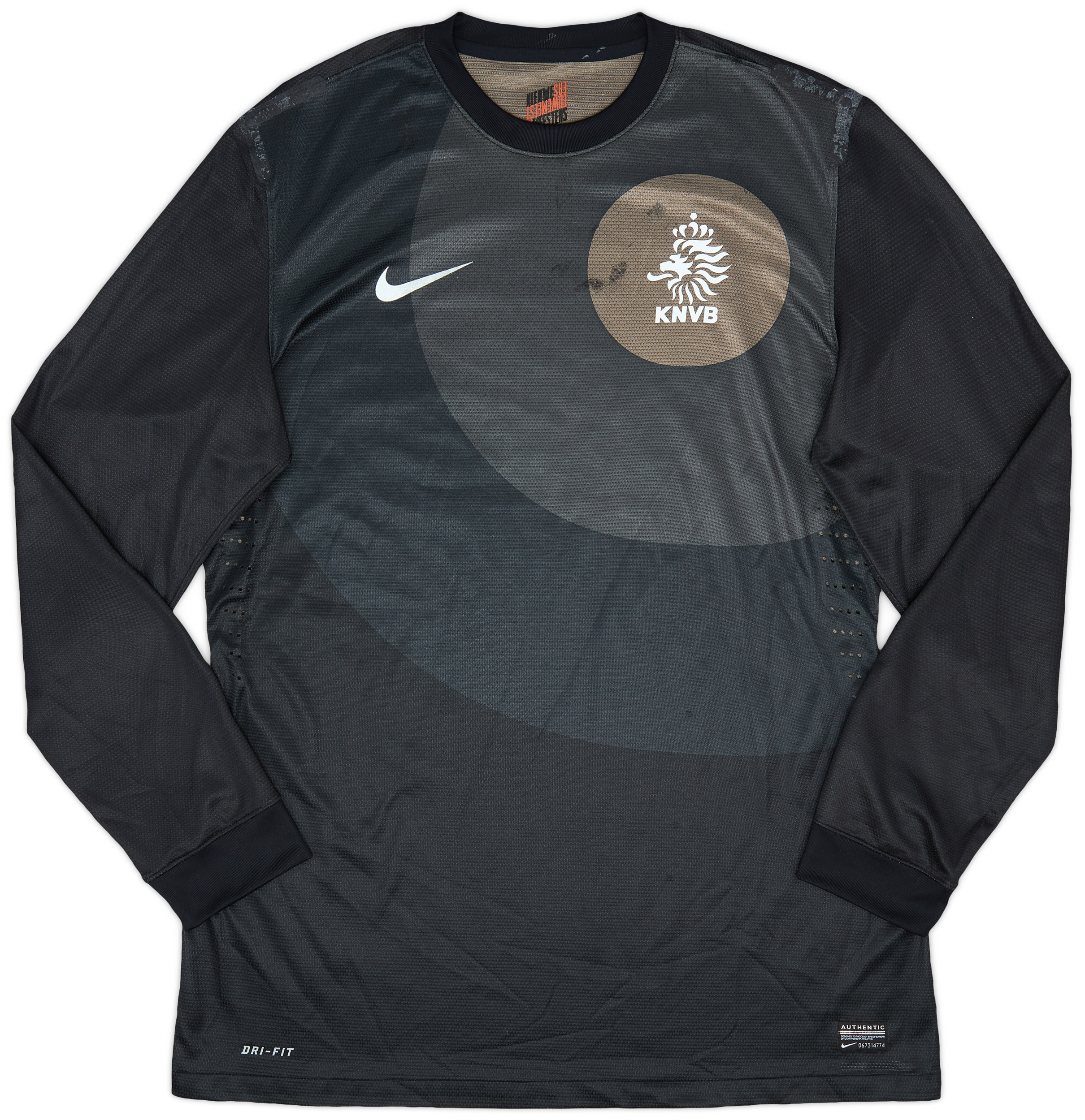 2012-13 Netherlands Player Issue GK Shirt - 6/10 - (XL)