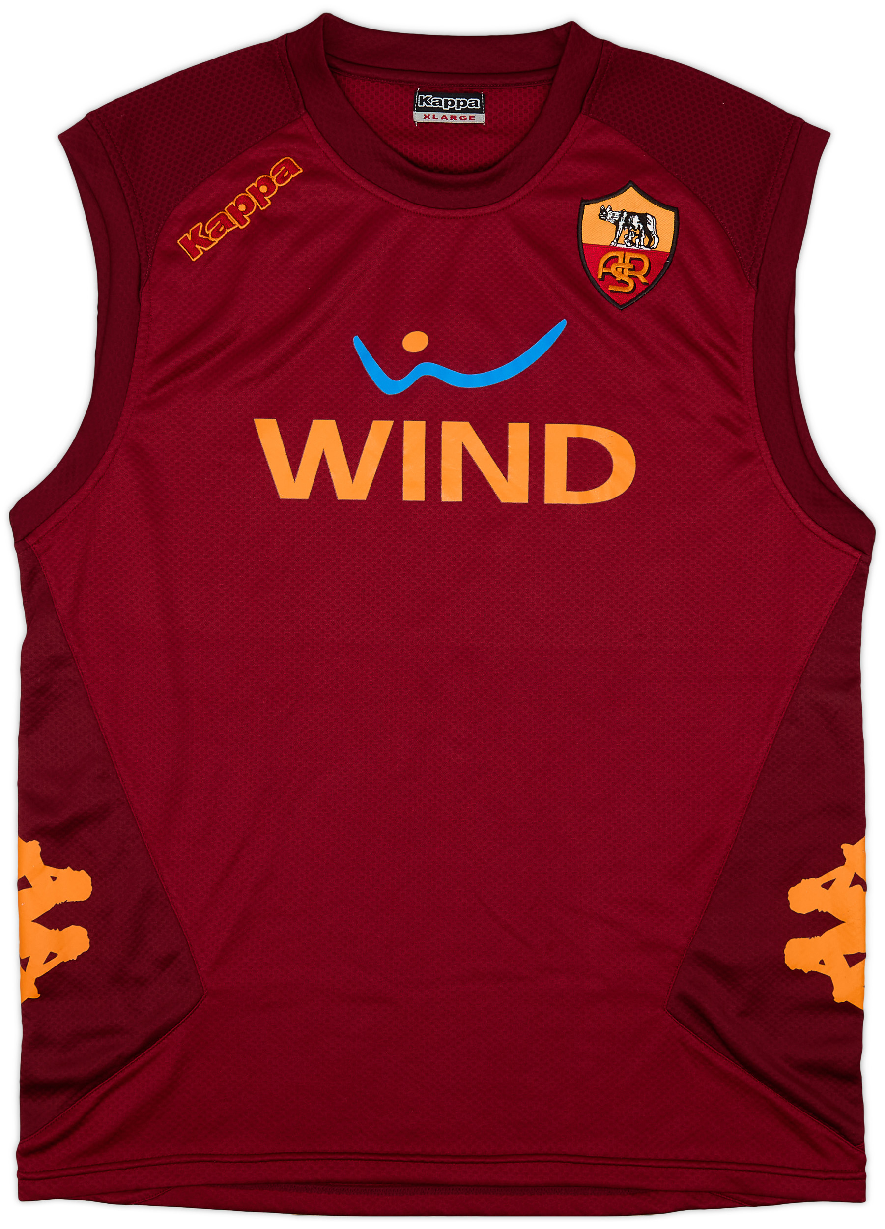 2011-12 Roma Kappa Training Vest - 8/10 - (XL)
