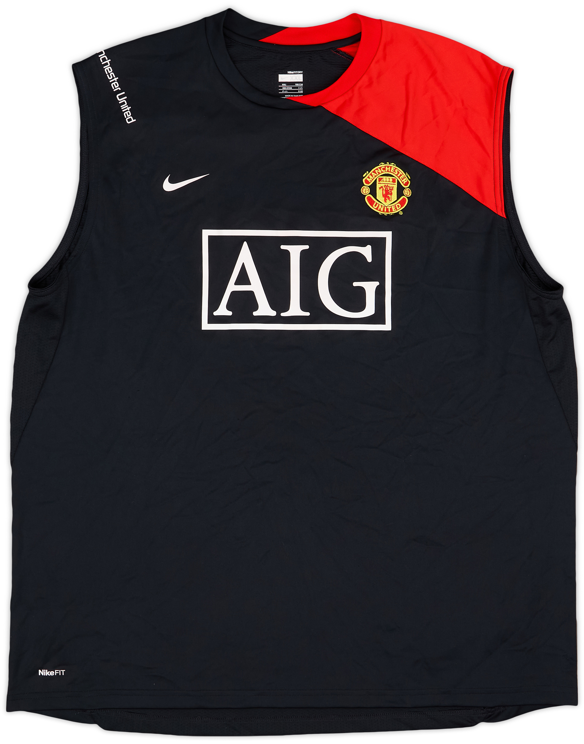 2008-09 Manchester United Nike Training Vest - 8/10 - (XXL)