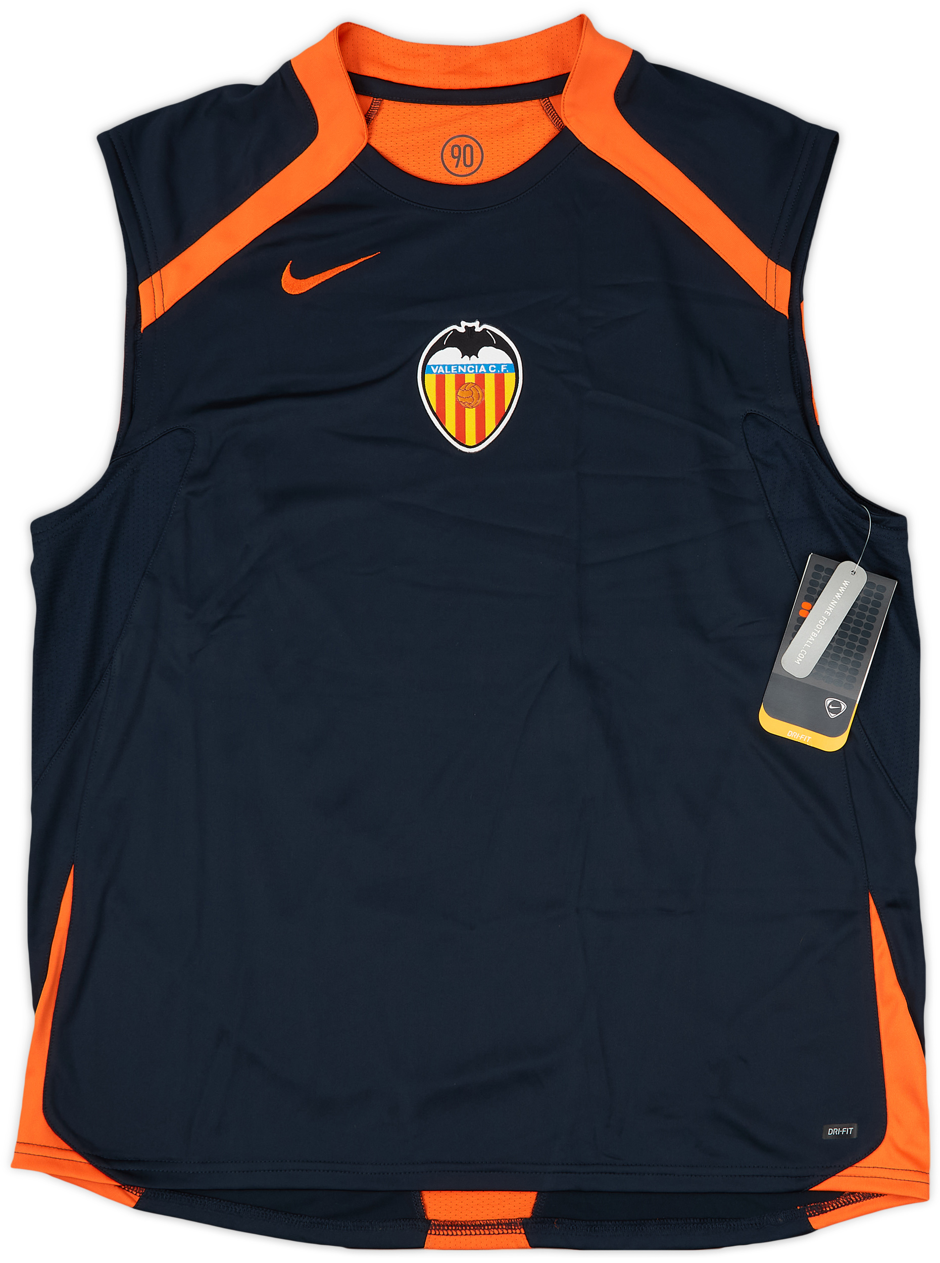 2005-06 Valencia Nike Training Vest (L)