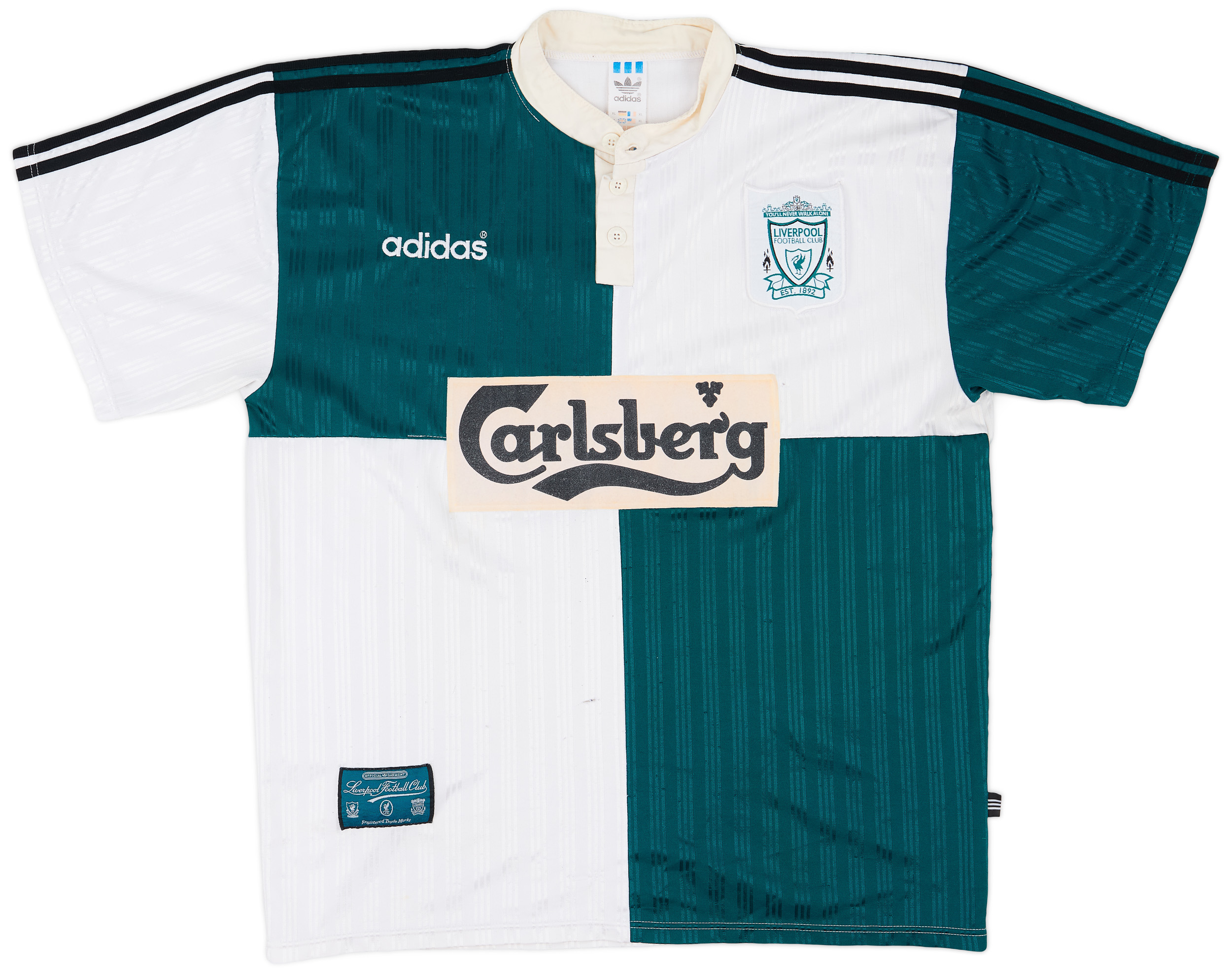 1995-96 Liverpool Away Shirt - 6/10 - (XL)