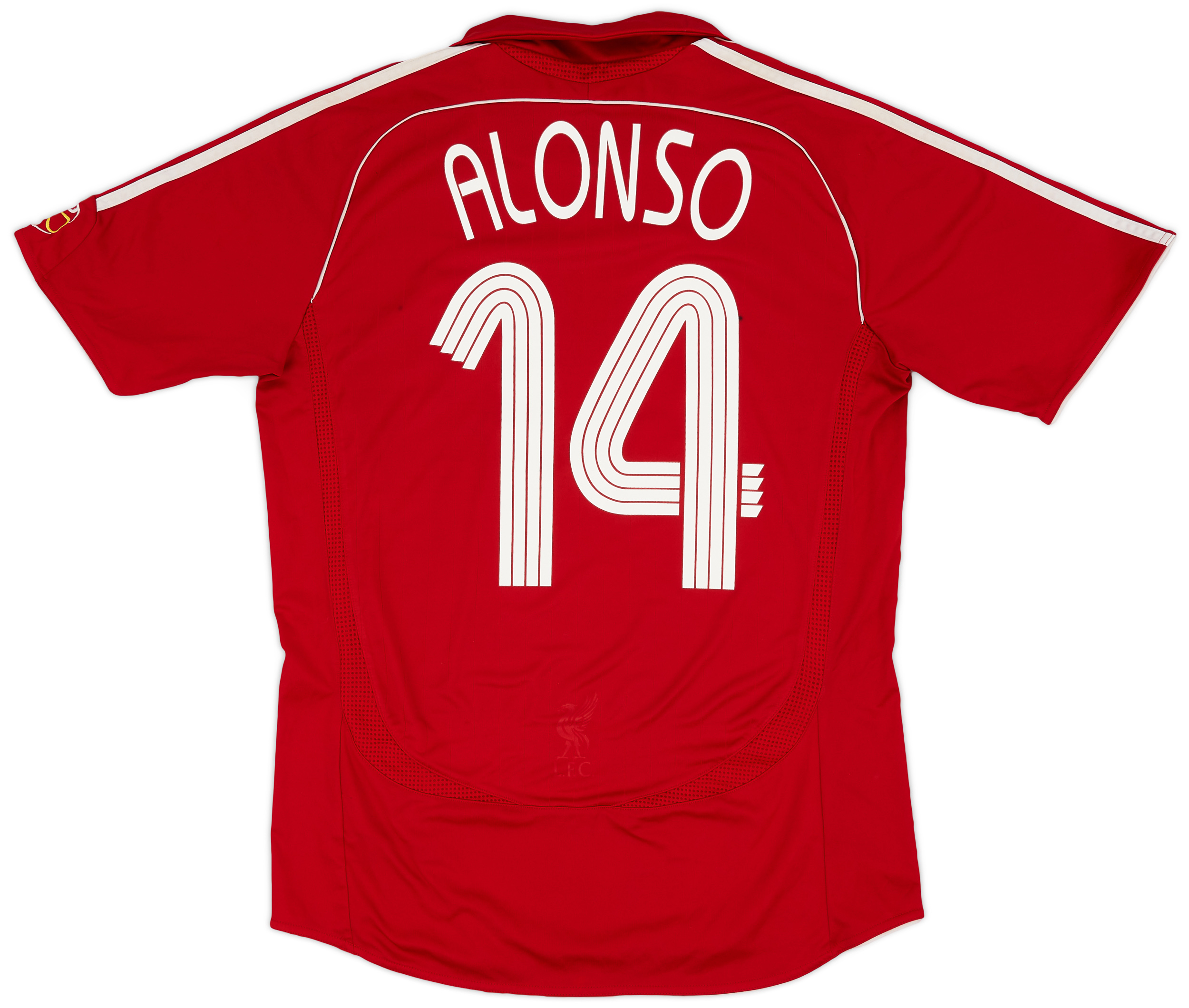 2006-08 Liverpool Home Shirt Alonso #14 - 5/10 - (M)