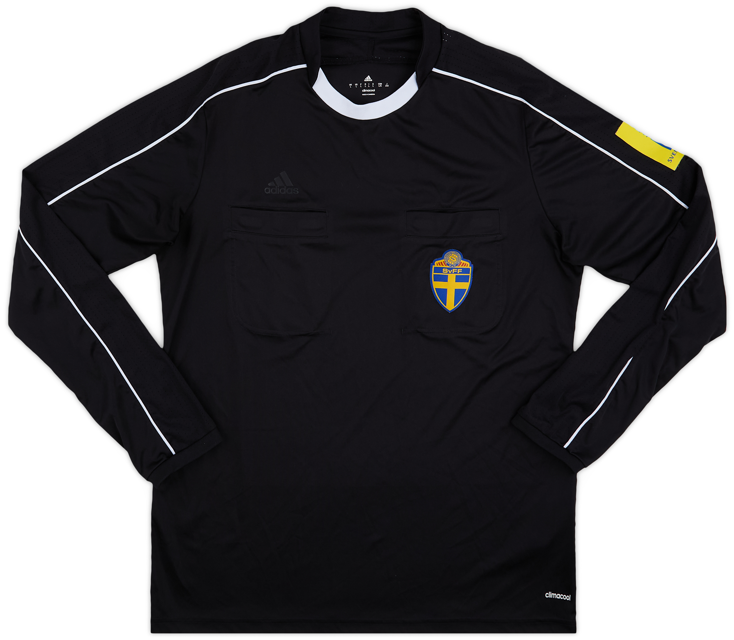 2016-17 Swedish FA adidas Referee L/S Shirt - 9/10 - (L)