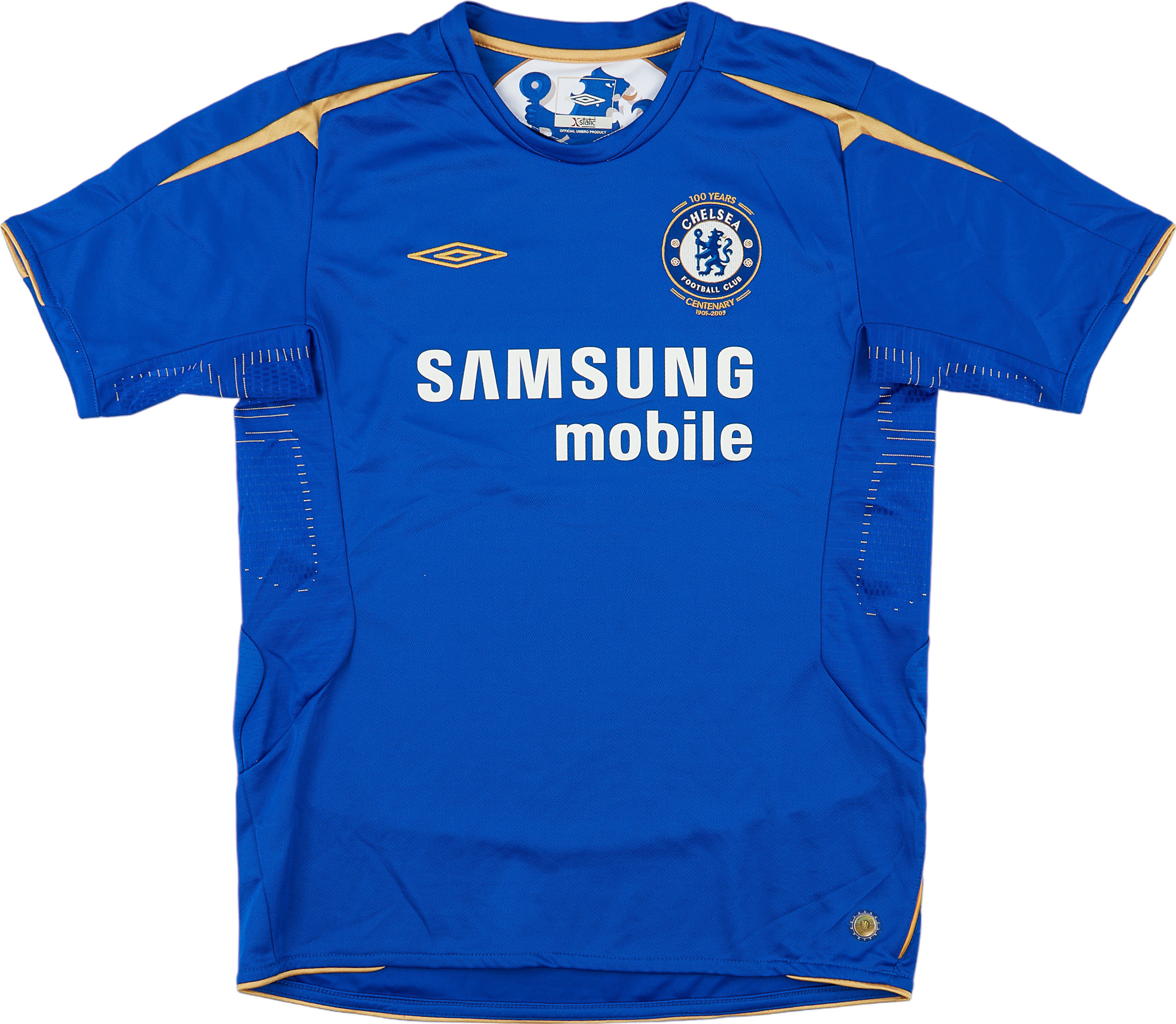 2005-06 Chelsea Centenary Home Shirt - Excellent 9/10 - (L.Boys)