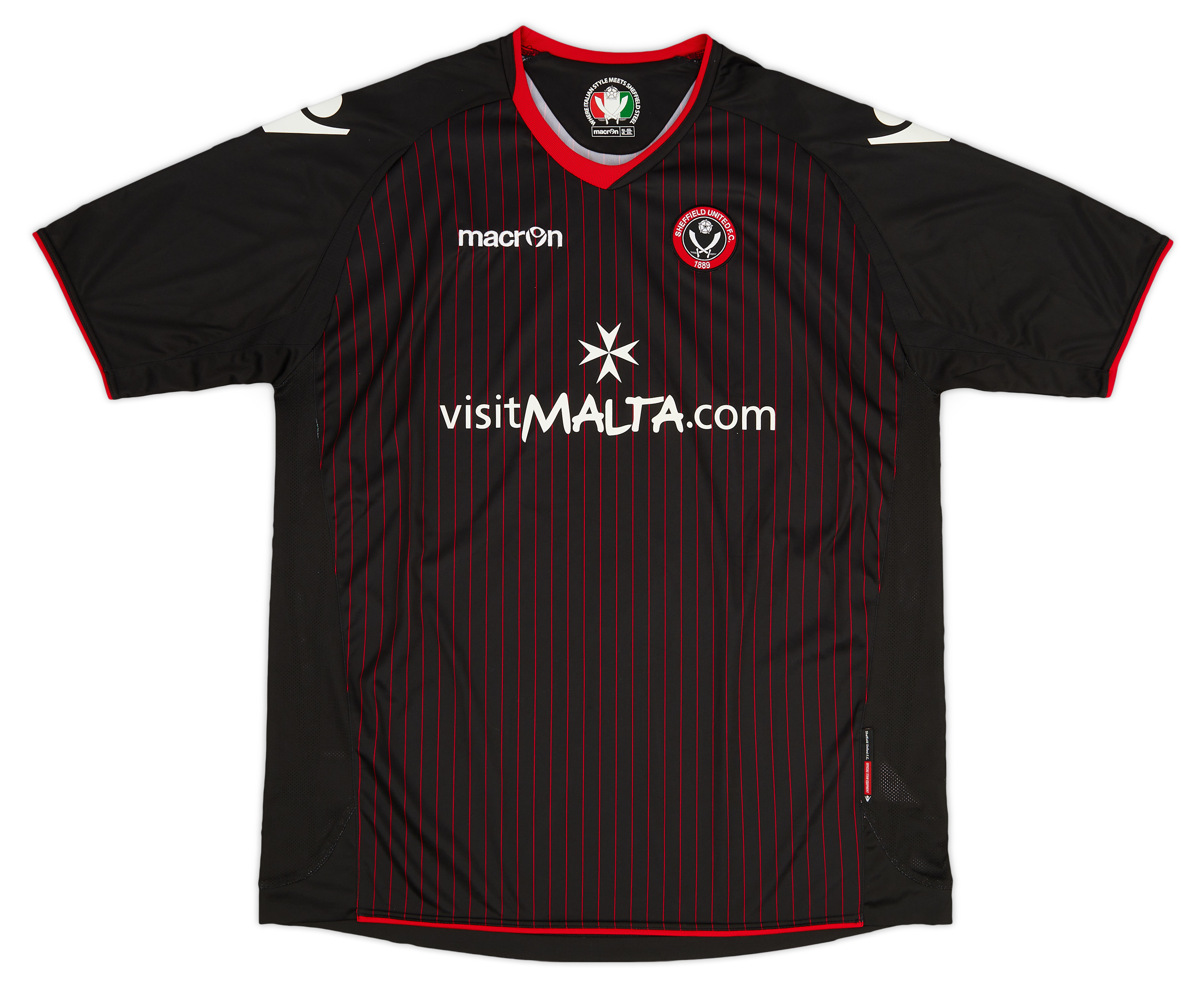 Retro Sheffield Utd trøje. Klassisk
