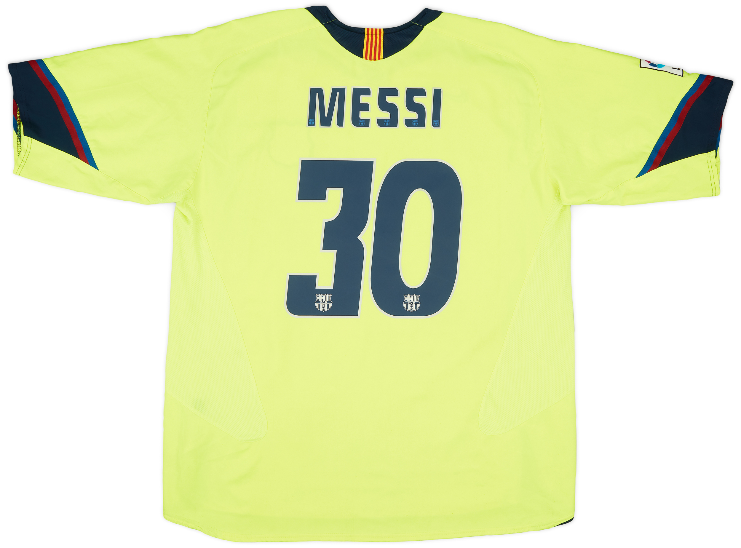2005-06 Barcelona Away Shirt Messi #30 - Excellent 9/10 - (XXL)