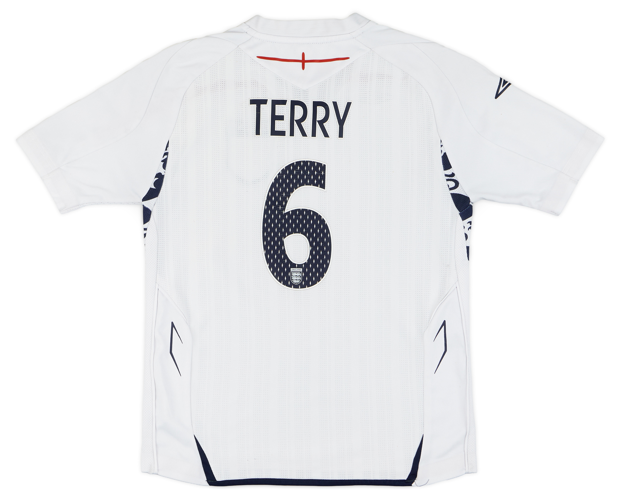2007-09 England Home Shirt Terry #6 - 5/10 - (S.Boys)