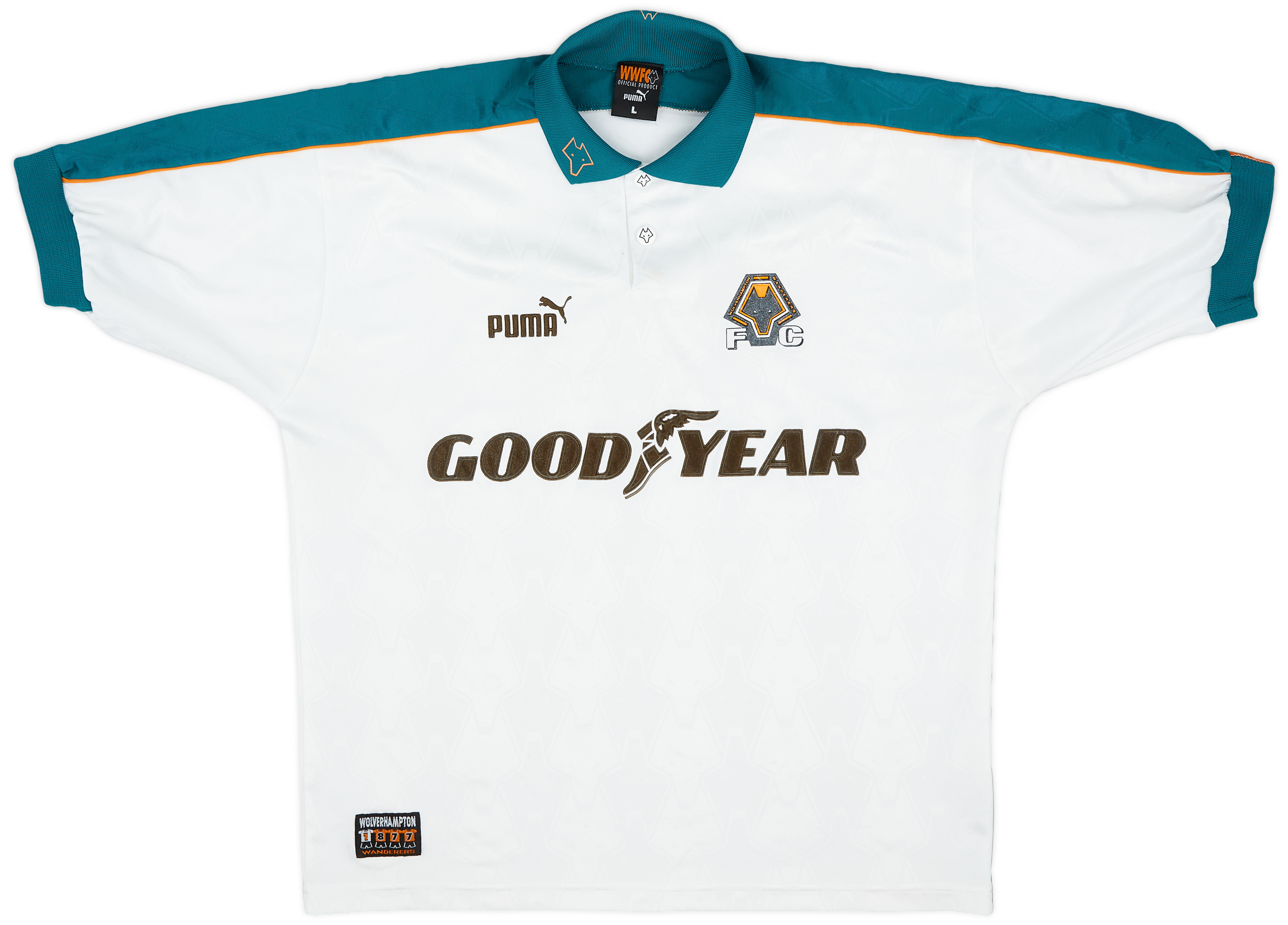 1997-99 Wolves Away Shirt - 8/10 - (L)