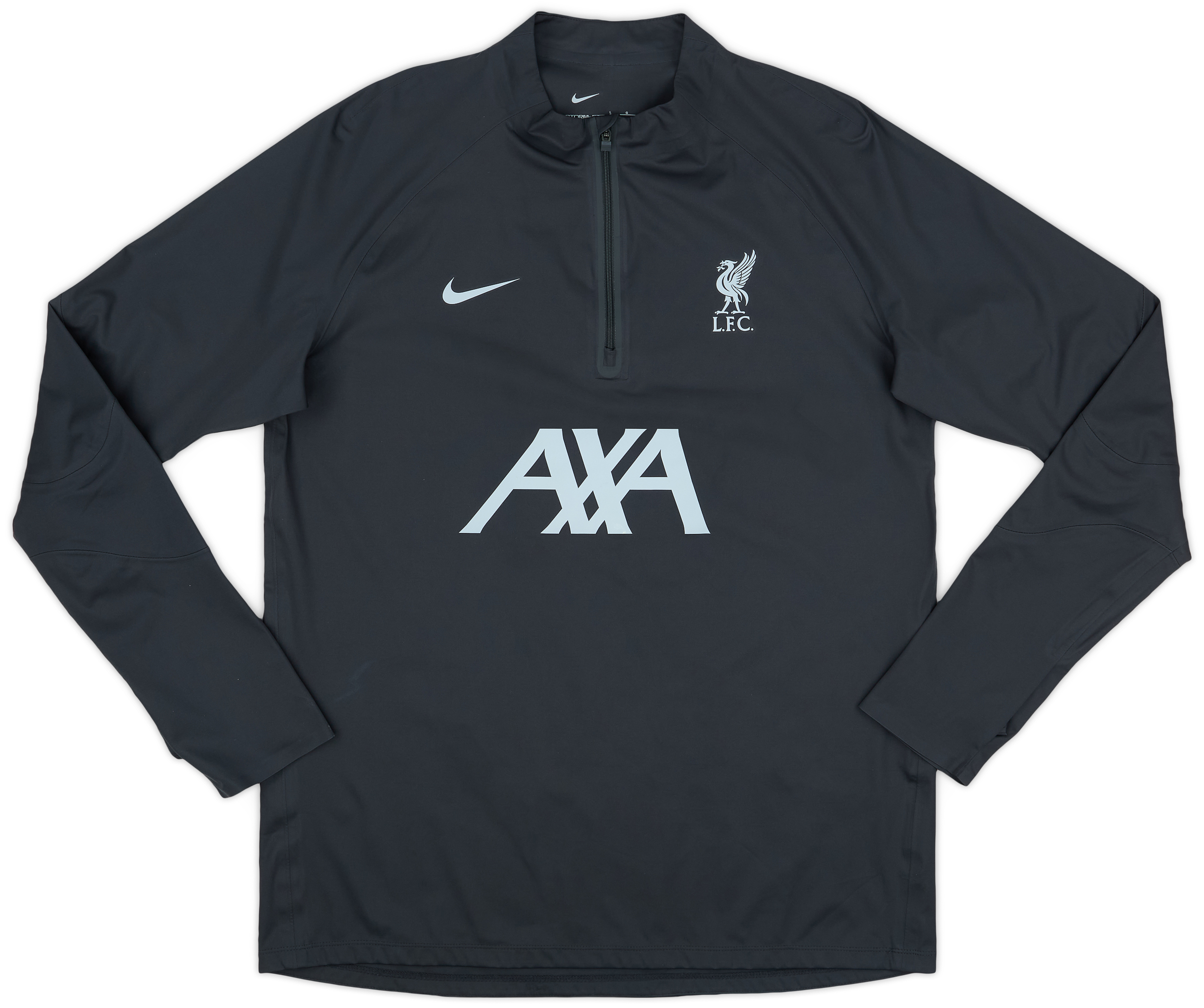 2023-24 Liverpool Player Issue 1/4 Zip Training Drill Top - 9/10 - (L)