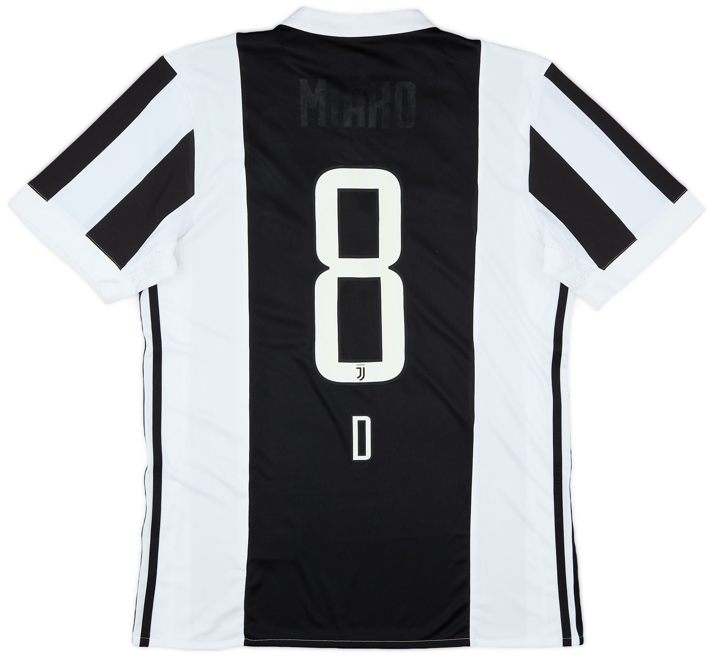 2017-18 Juventus Home Shirt Mirko #8 - 4/10 - (M)
