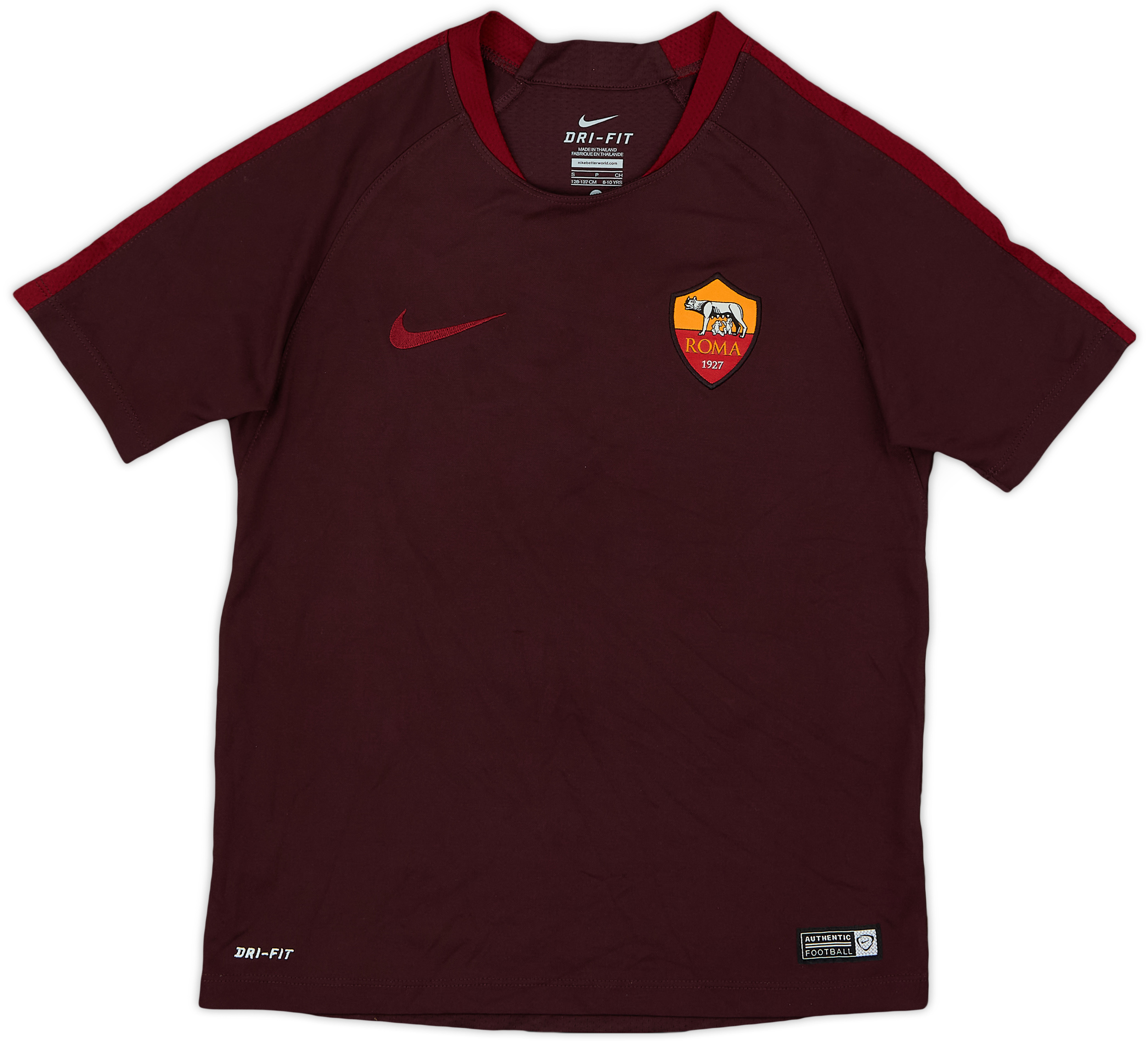 2015-16 Roma Nike Training Shirt - 9/10 - (S.Boys)