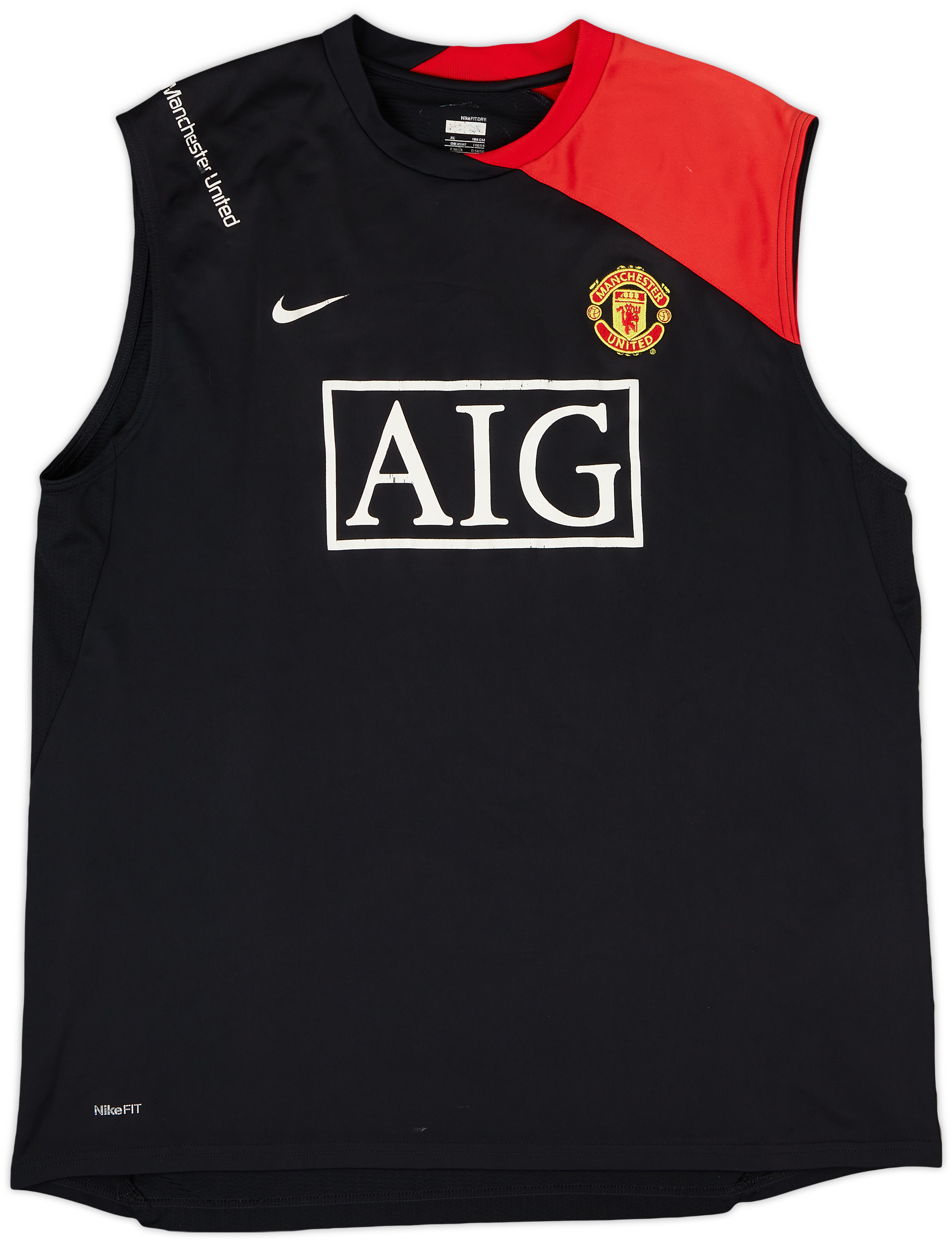 2008-09 Manchester United Nike Training Vest - 7/10 - (XL)