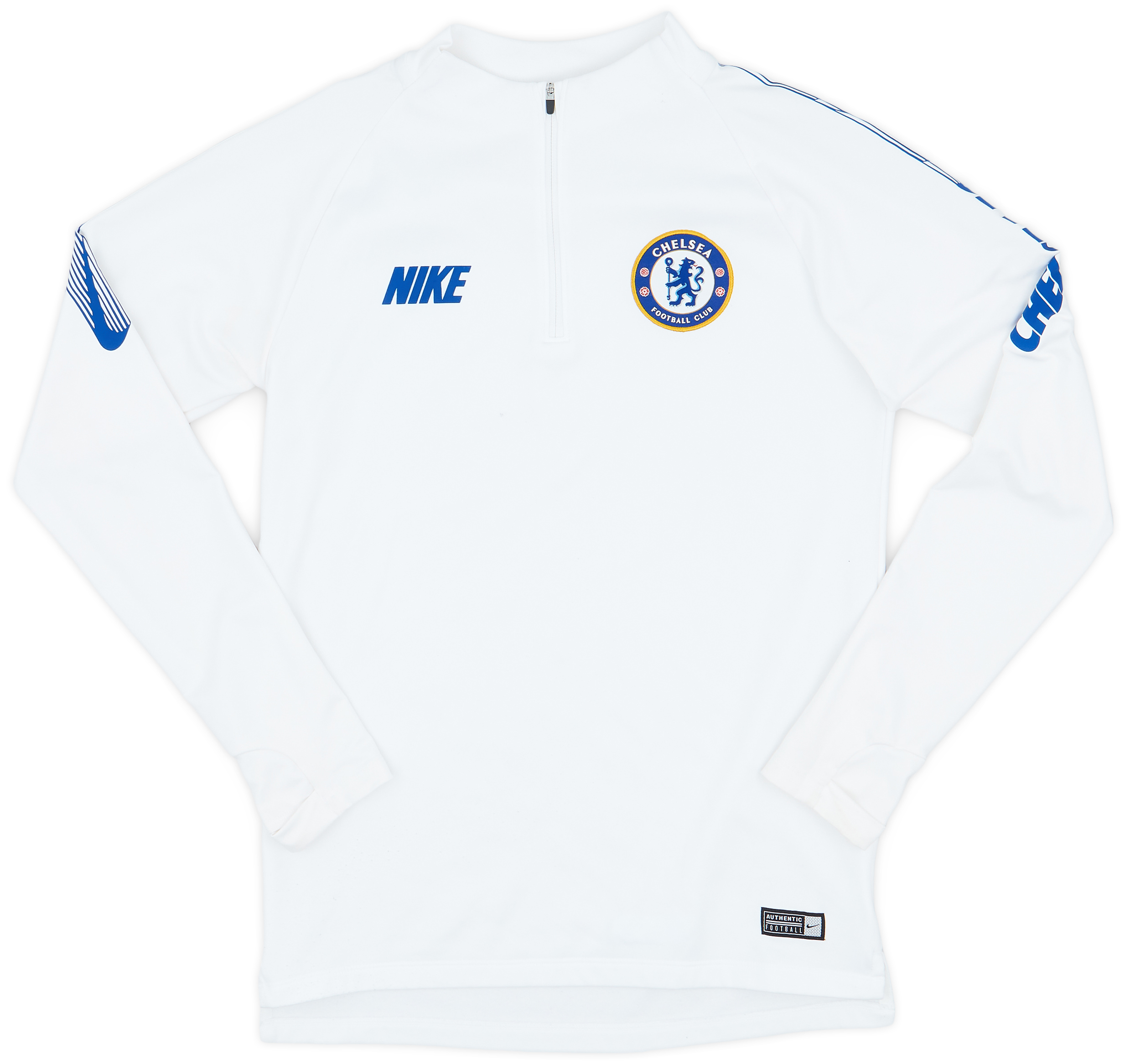 2019-20 Chelsea Nike 1/4 Zip Drill Top - 7/10 - (S)