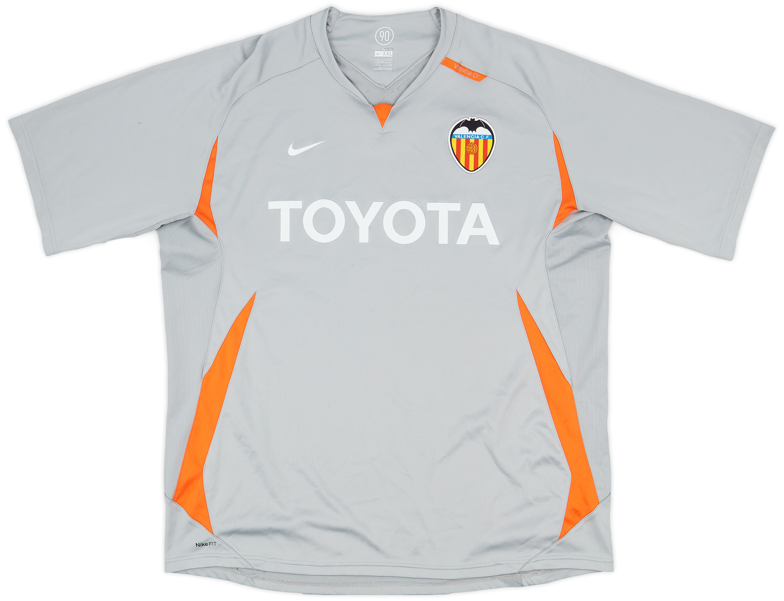 2007-08 Valencia Nike Training Shirt - 7/10 - (XXL)