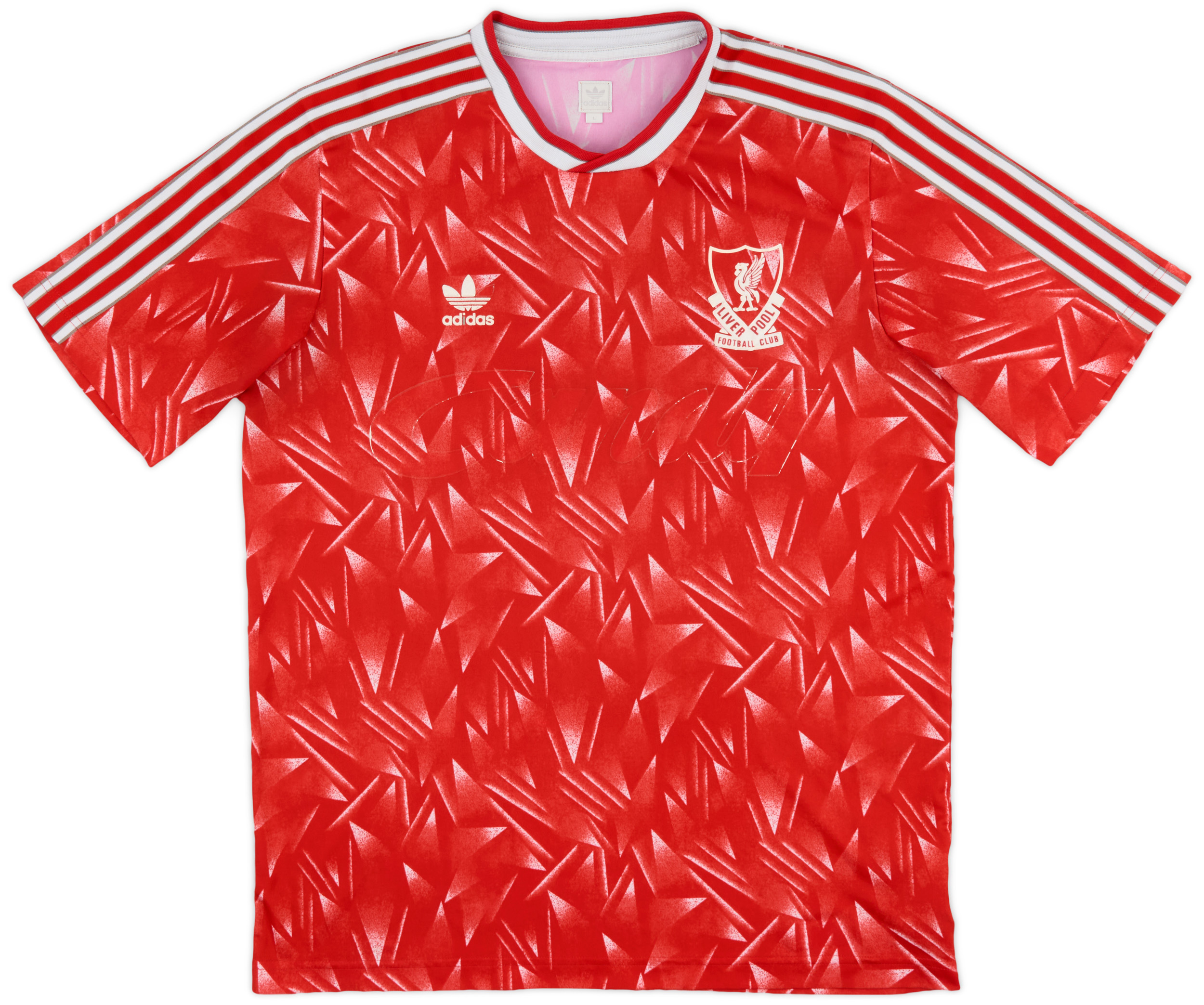 2007-08 LIverpool adidas Retro Training Shirt - 3/10 - (L)