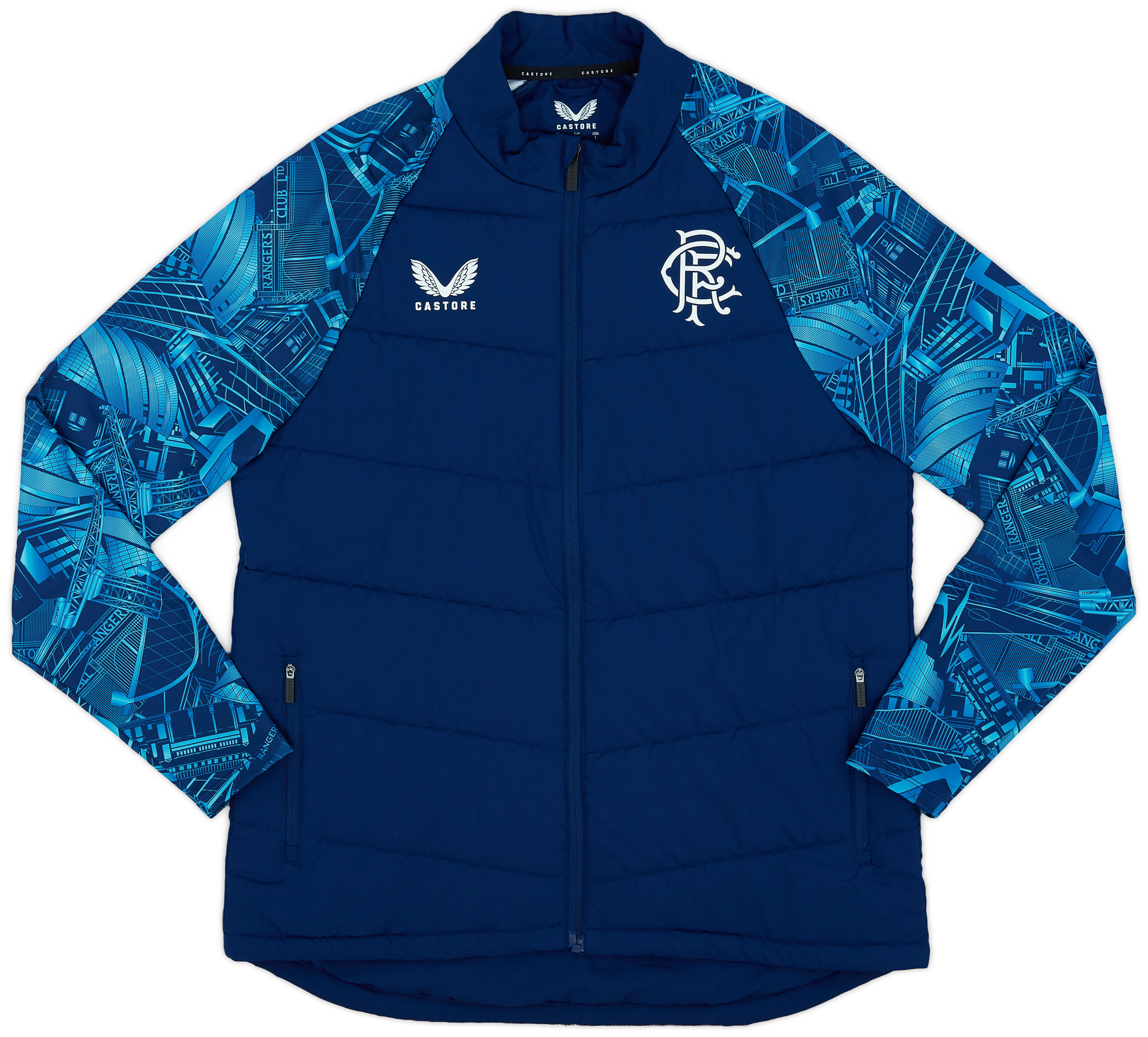 2023-24 Rangers Castore Hybrid Jacket - 7/10