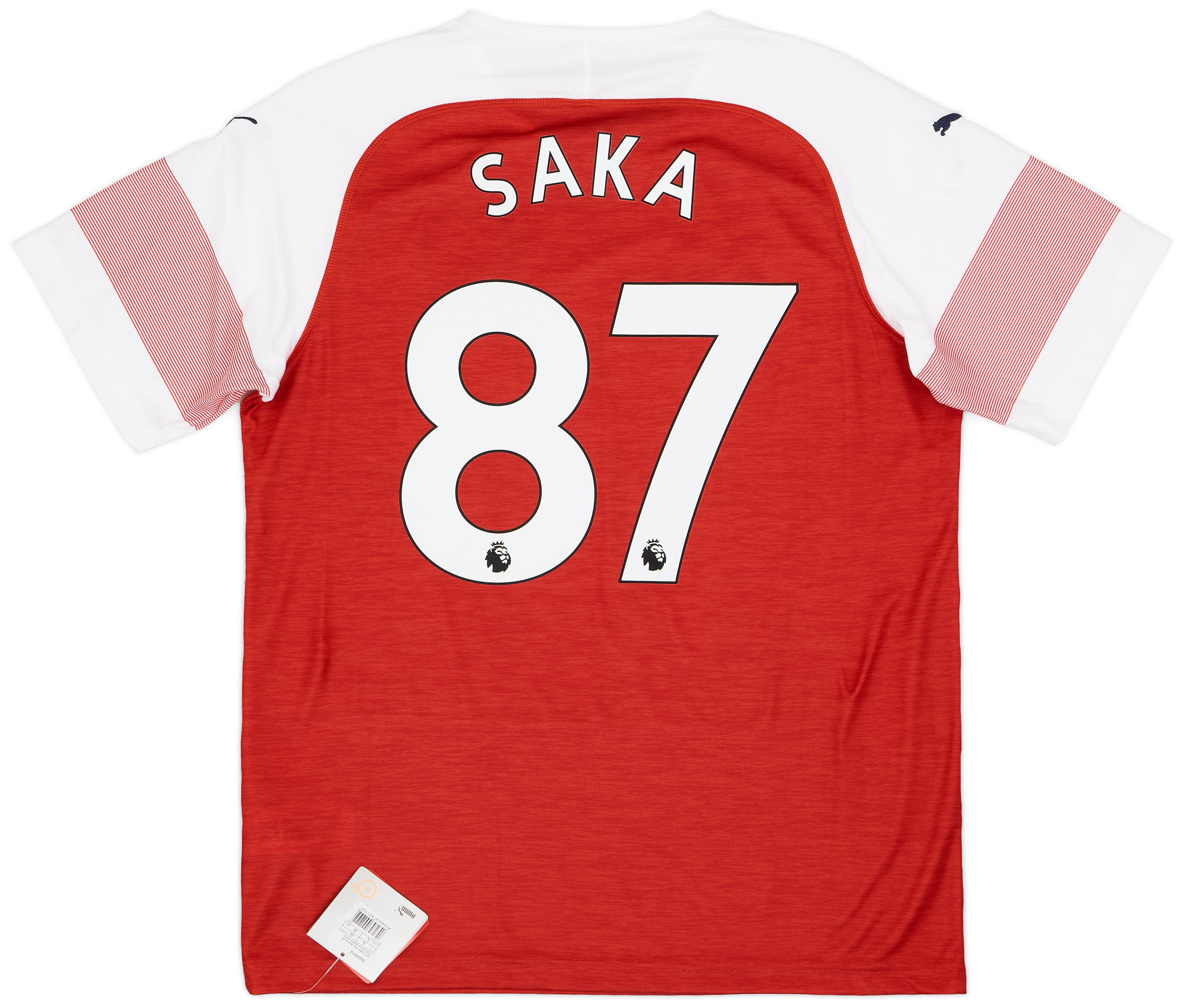 2018-19 Arsenal Home Shirt Saka #87 (L)