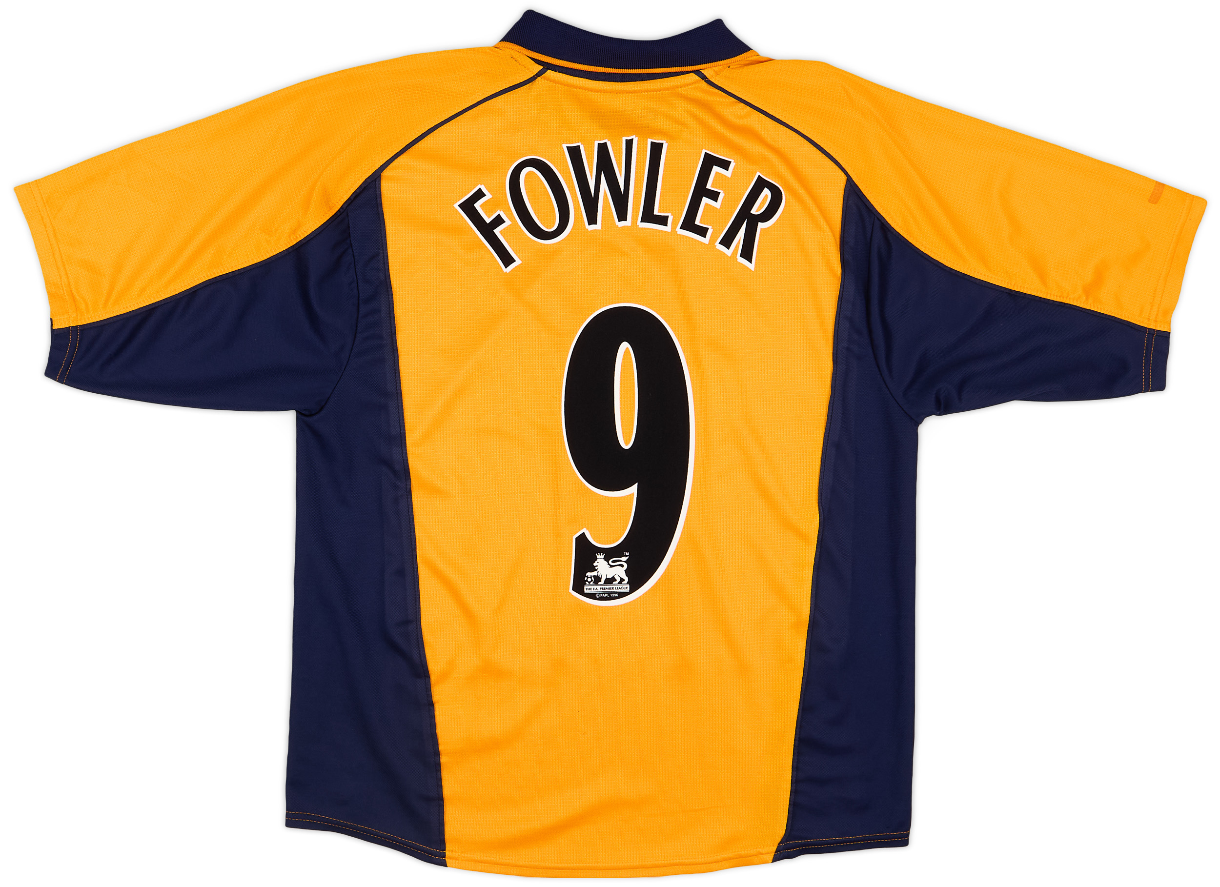 2000-02 Liverpool Away Shirt Fowler #9 - 9/10 - (S)