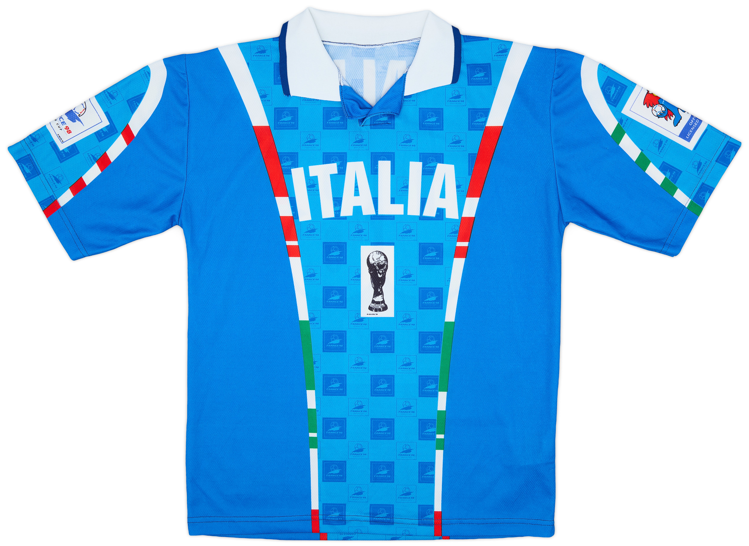 1998 Italy World Cup 98 Training Shirt - 8/10 - (L)