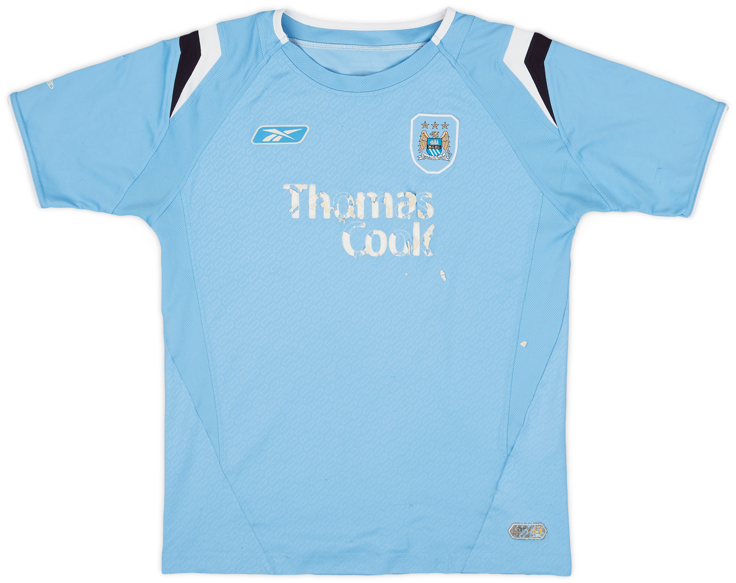 2004-05 Manchester City Home Shirt - 4/10 - (L.Boys)