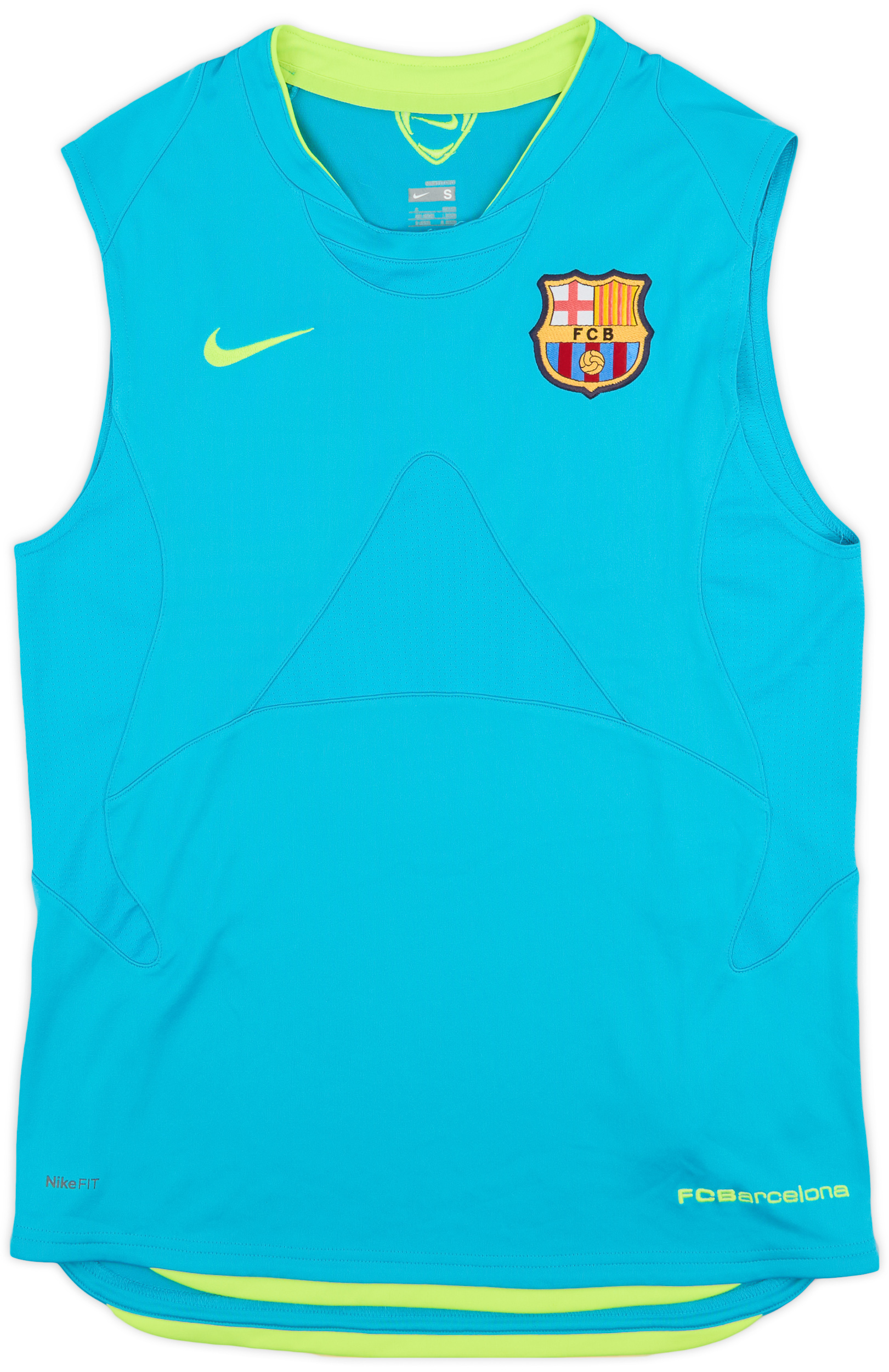 2007-08 Barcelona NIke Training Vest - 7/10 - (S)