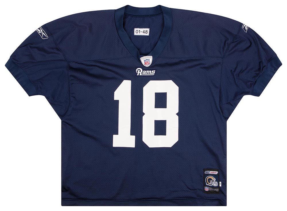 2001 St. Louis Rams #18 Authentic Reebok Training Jersey XL