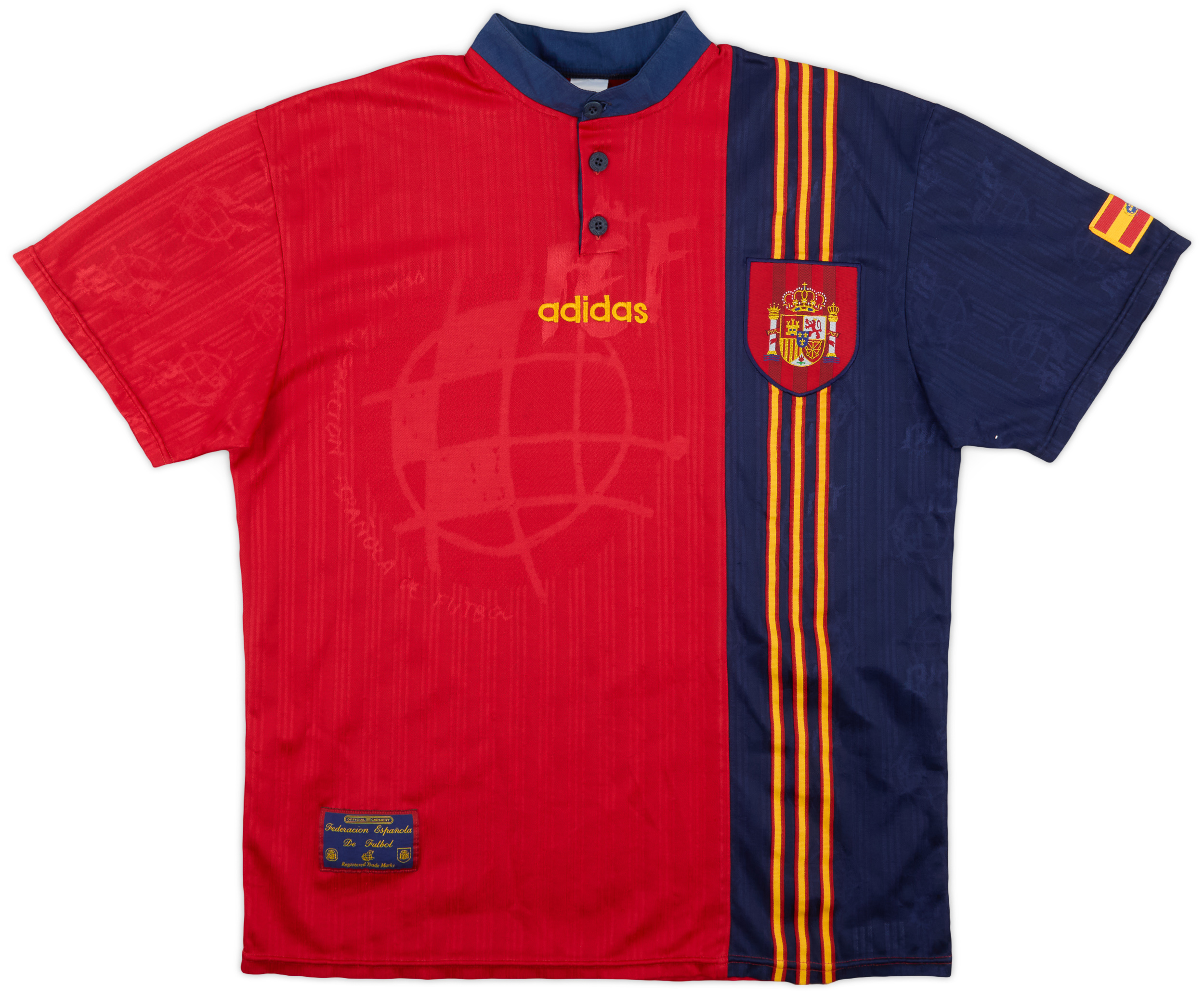 1996-98 Spain Home Shirt - 7/10 - (XL)