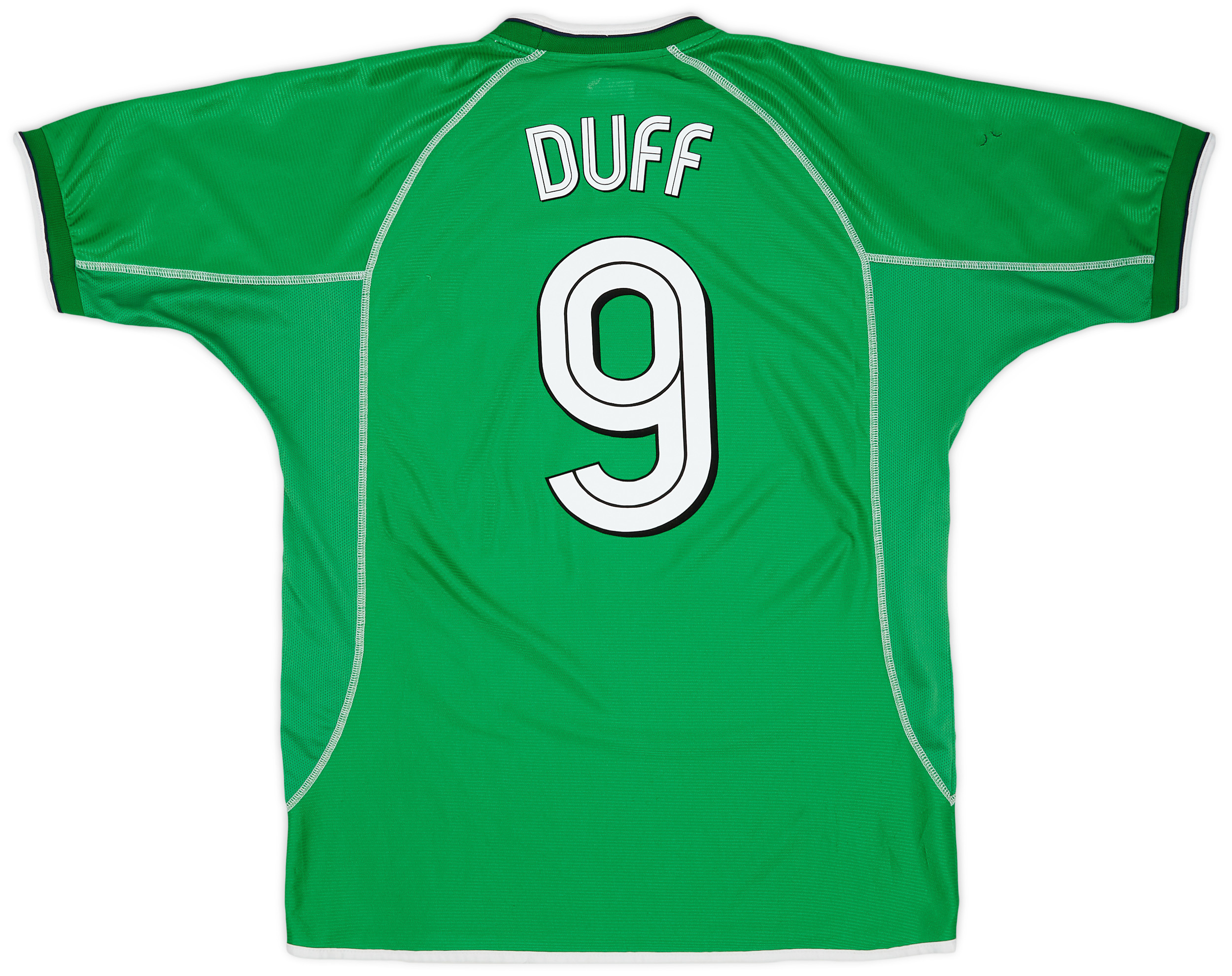 2001-03 Ireland Home Shirt Duff #9 - 7/10 - (XL)