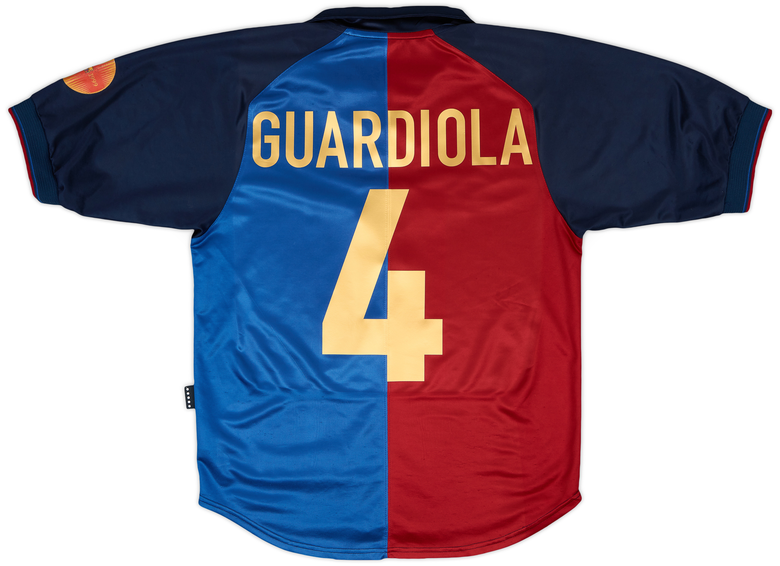 1999-00 Barcelona Centenary Home Shirt Guardiola #4 - 8/10 - (S)