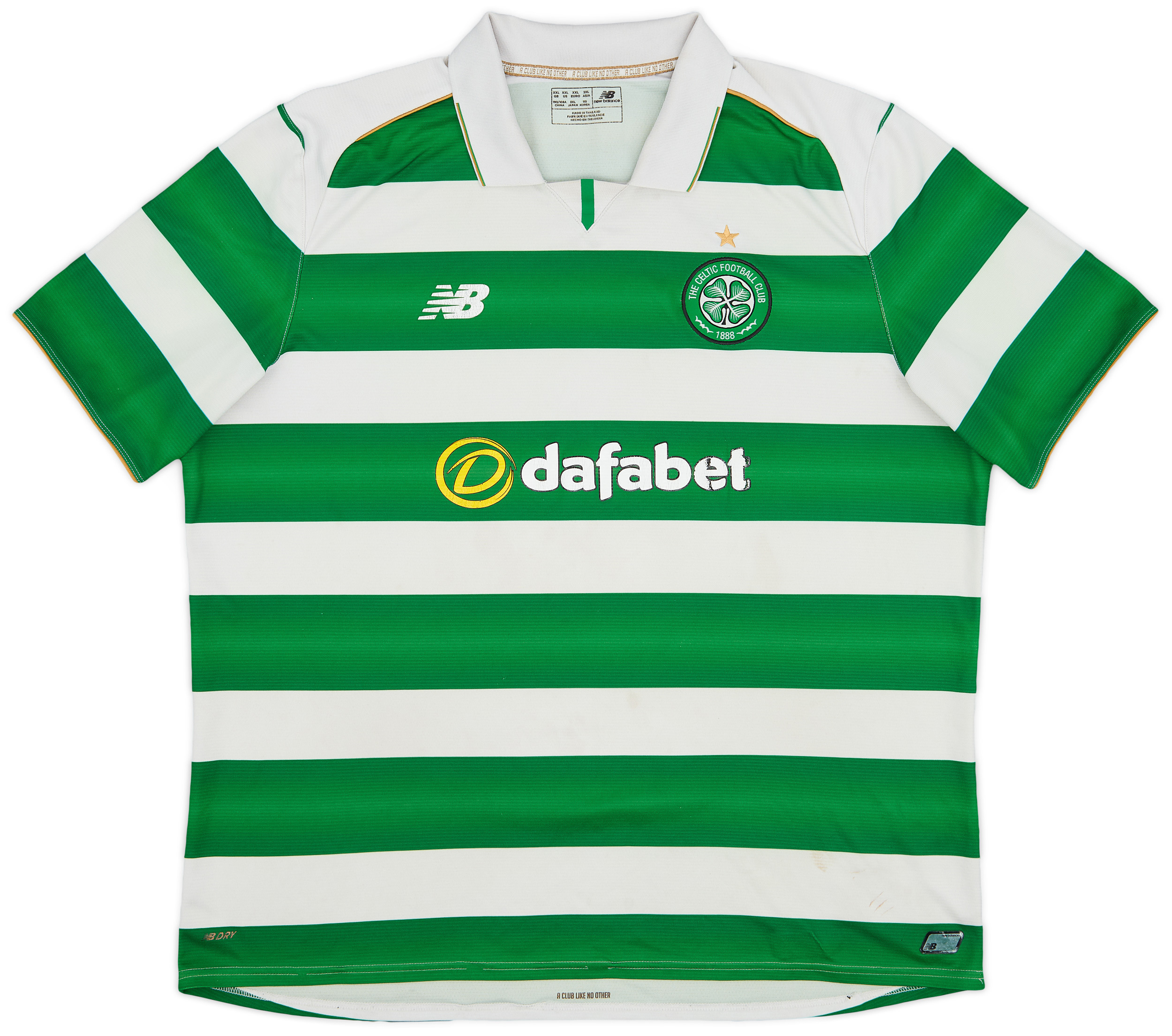 2016-17 Celtic Home Shirt - 4/10 - (XXL)