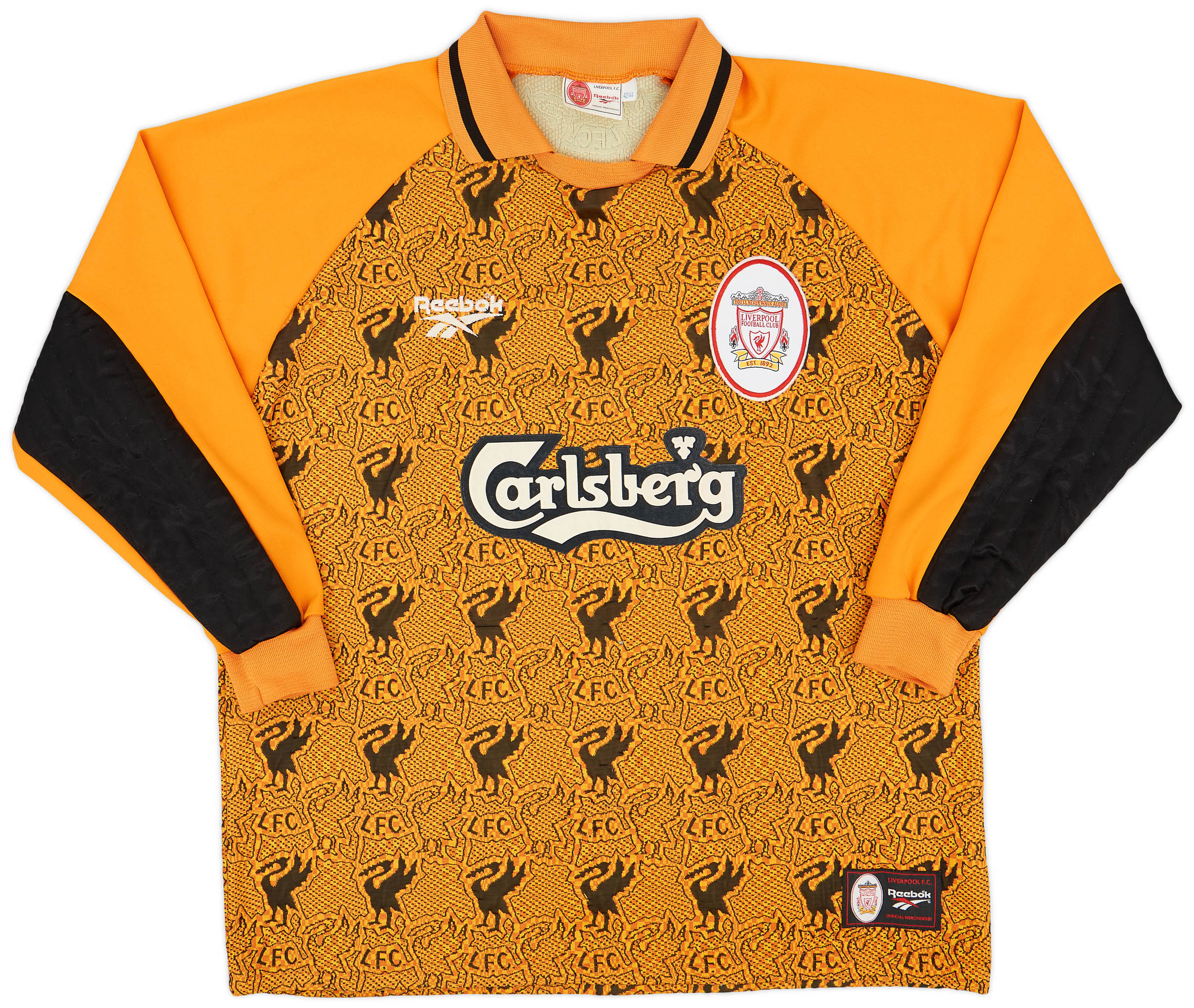 1996-97 Liverpool GK Shirt - 9/10 - (L)