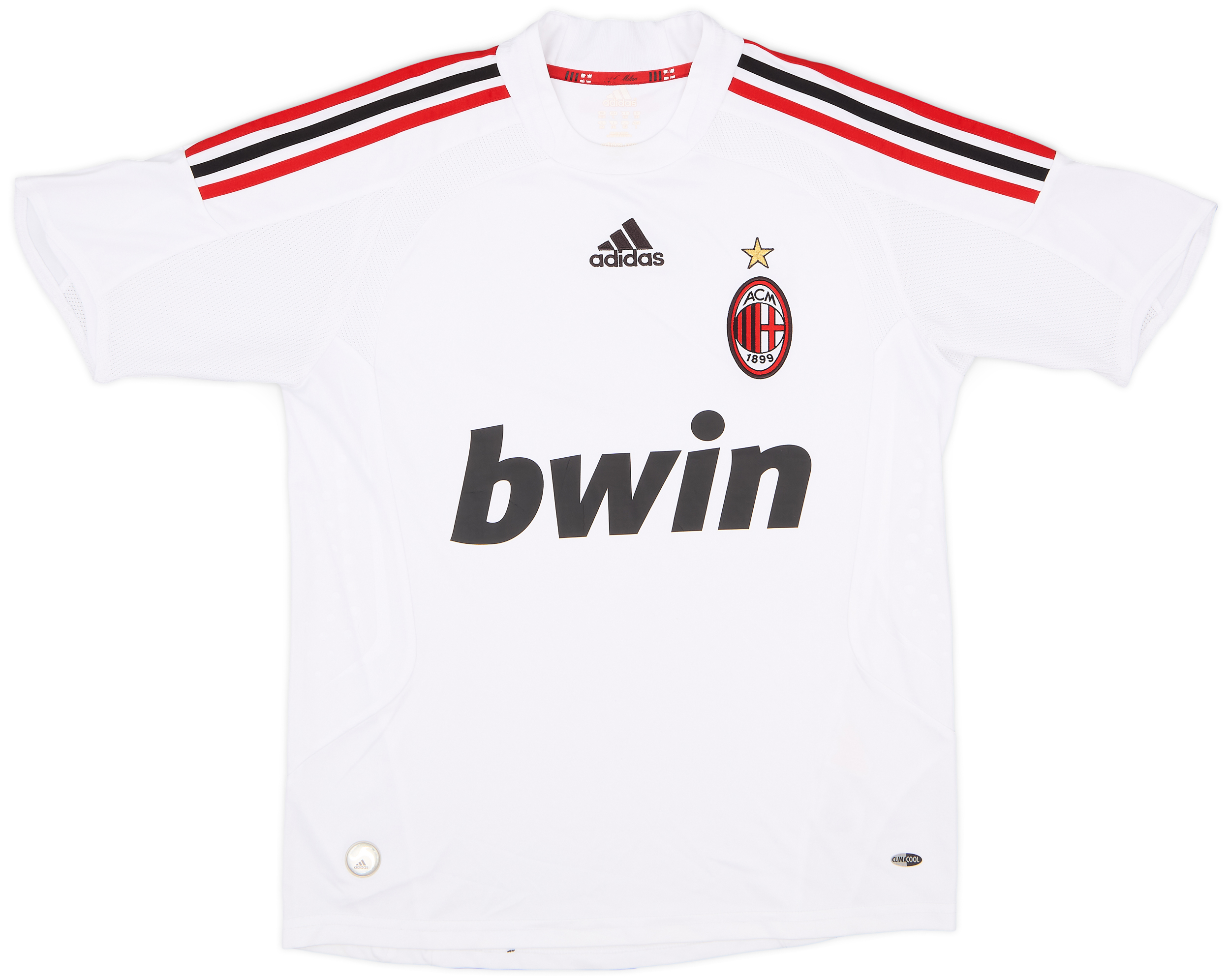 2008-09 AC Milan adidas Training Shirt - 9/10 - (XL.Boys)
