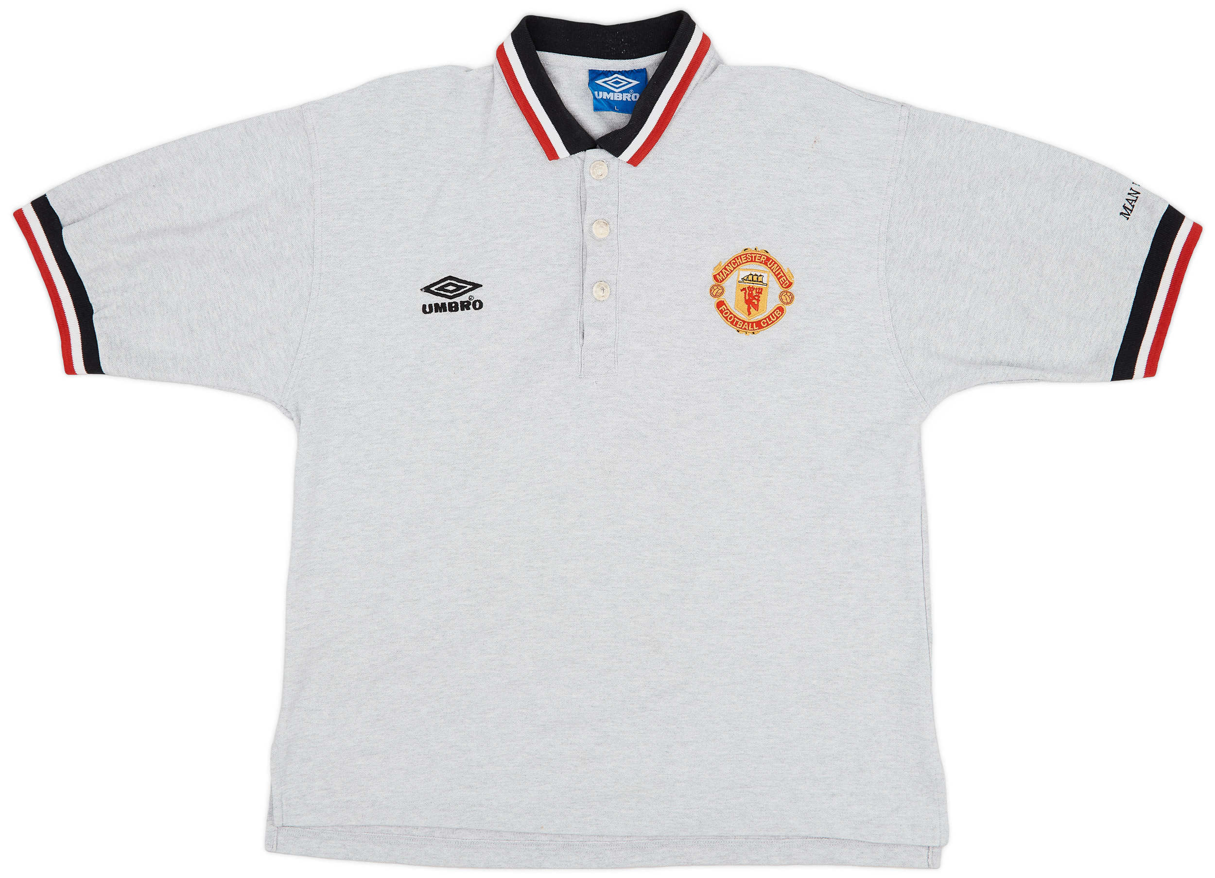 1990s Manchester United Umbro Polo Shirt - 6/10 - (L)