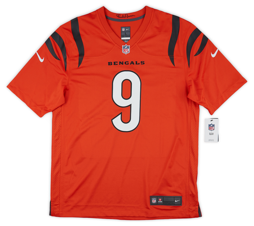 2021-23 Cincinnati Bengals Burrow #9 Nike Game Alternate Jersey (XXL)