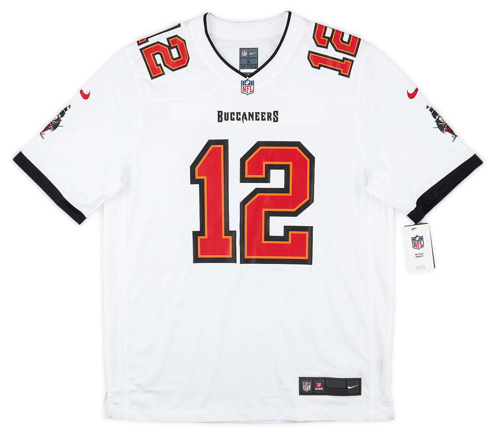 2020-22 Tampa Bay Buccaneers Brady #12 Nike Game Away Jersey (M)