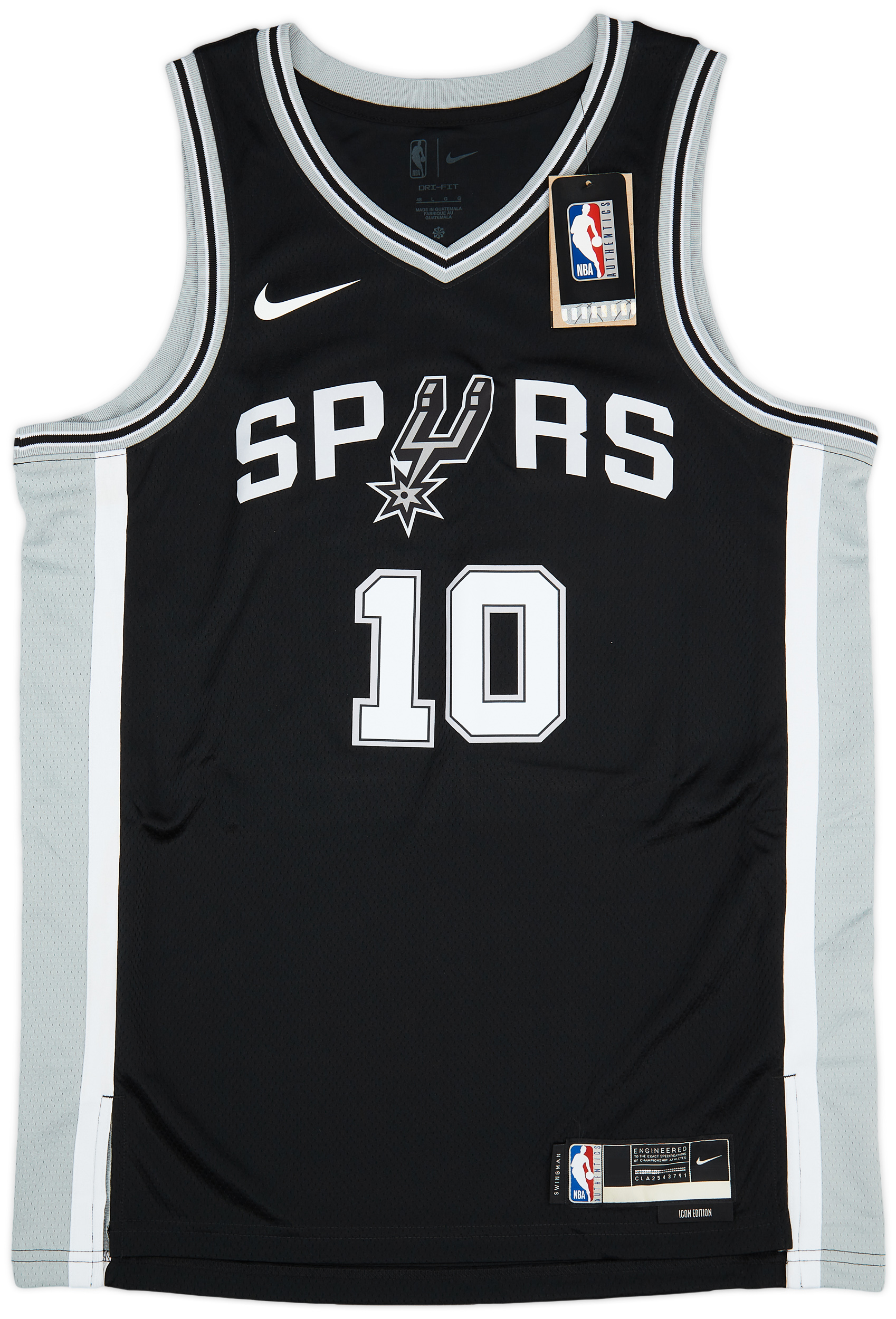 2022-23 San Antonio Spurs Sochan #10 Nike Swingman Away Jersey (XL)