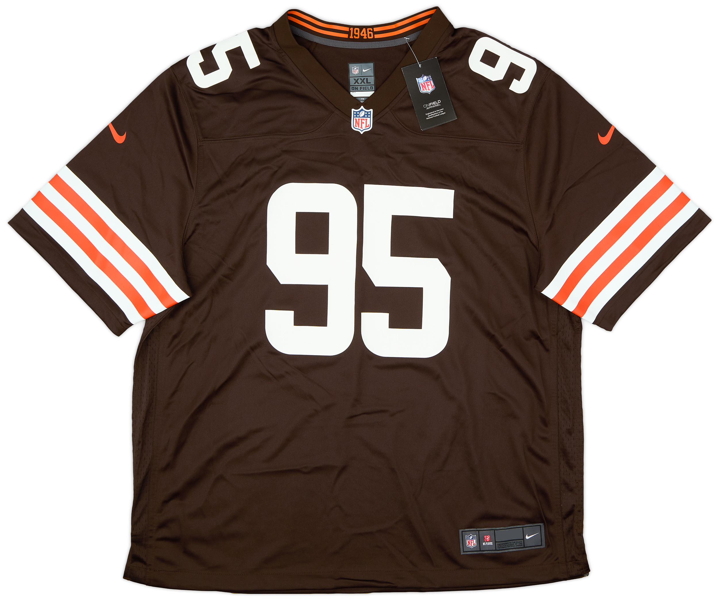 2020-23 Cleveland Browns Garrett #95 Nike Game Home Jersey (XXL)