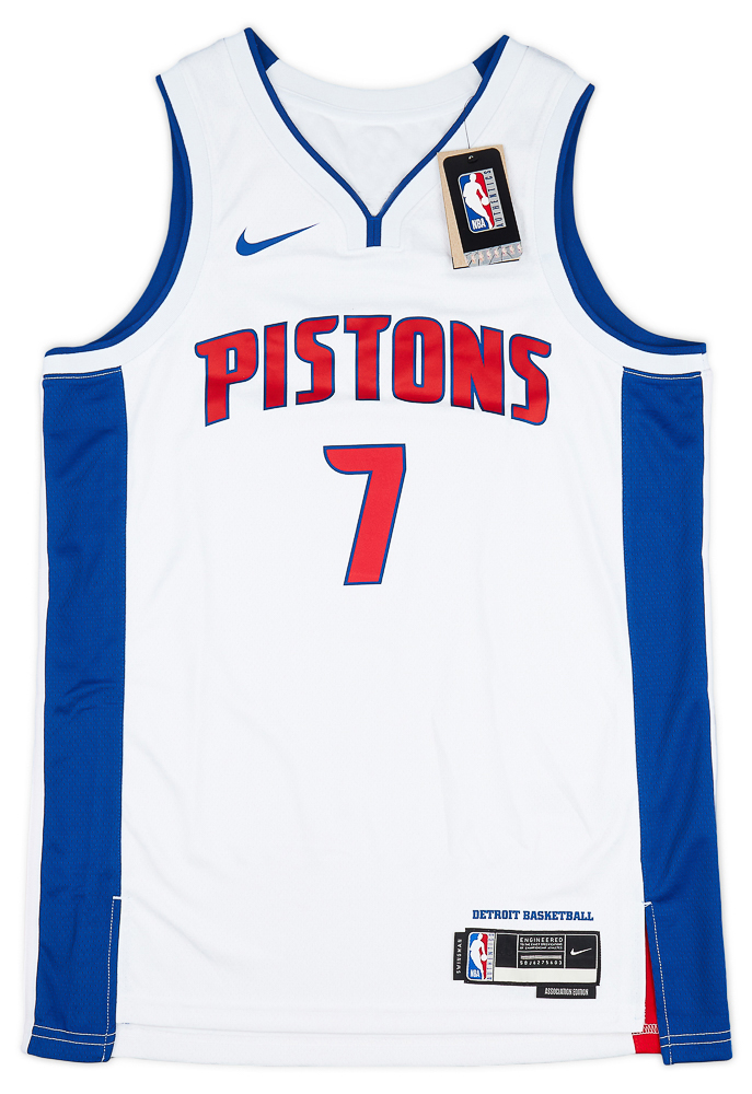 2020-24 Detroit Pistons Hayes #7 Nike Swingman Home Jersey (L)