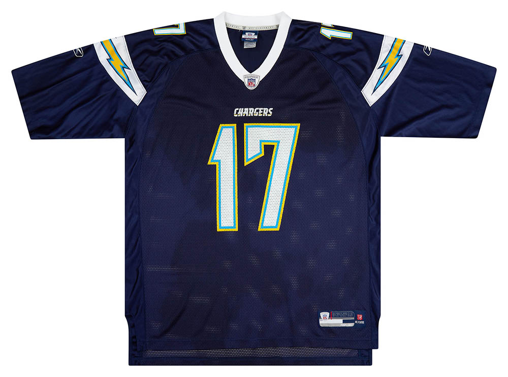 2007 San Diego Chargers Rivers #17 Reebok On Field Home Jersey (Very ...