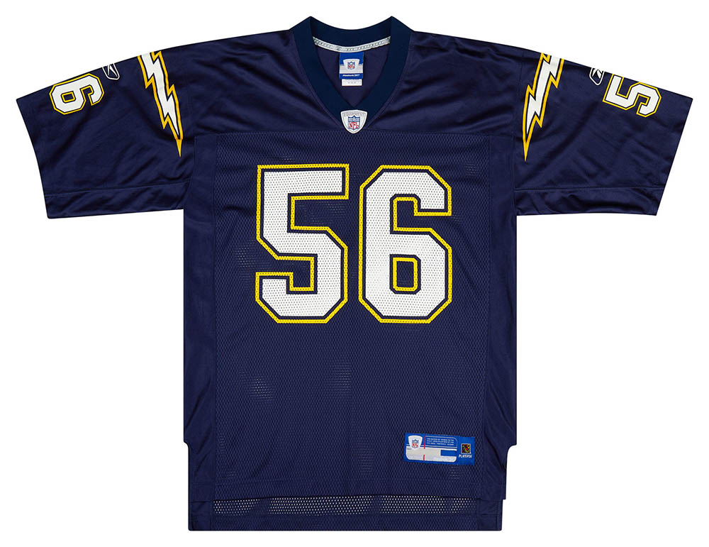 2005-06 San Diego Chargers Merriman #56 Reebok On Field Home Jersey ...
