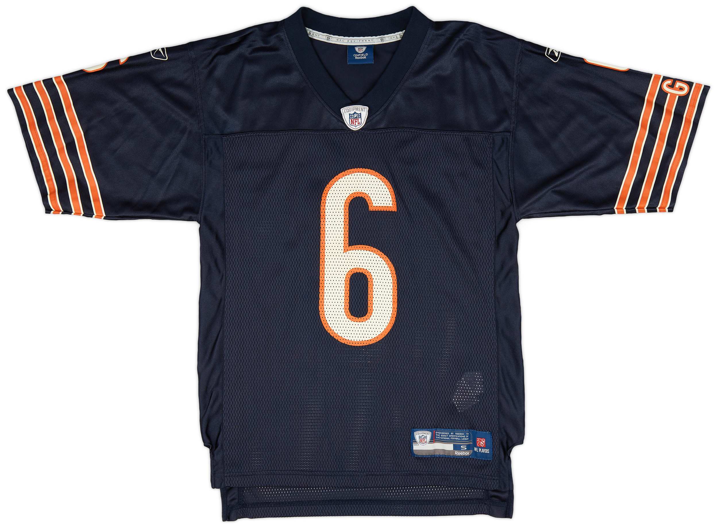 2009-11 Chicago Bears Cutler #6 Reebok On Field Home Jersey (Very Good) S