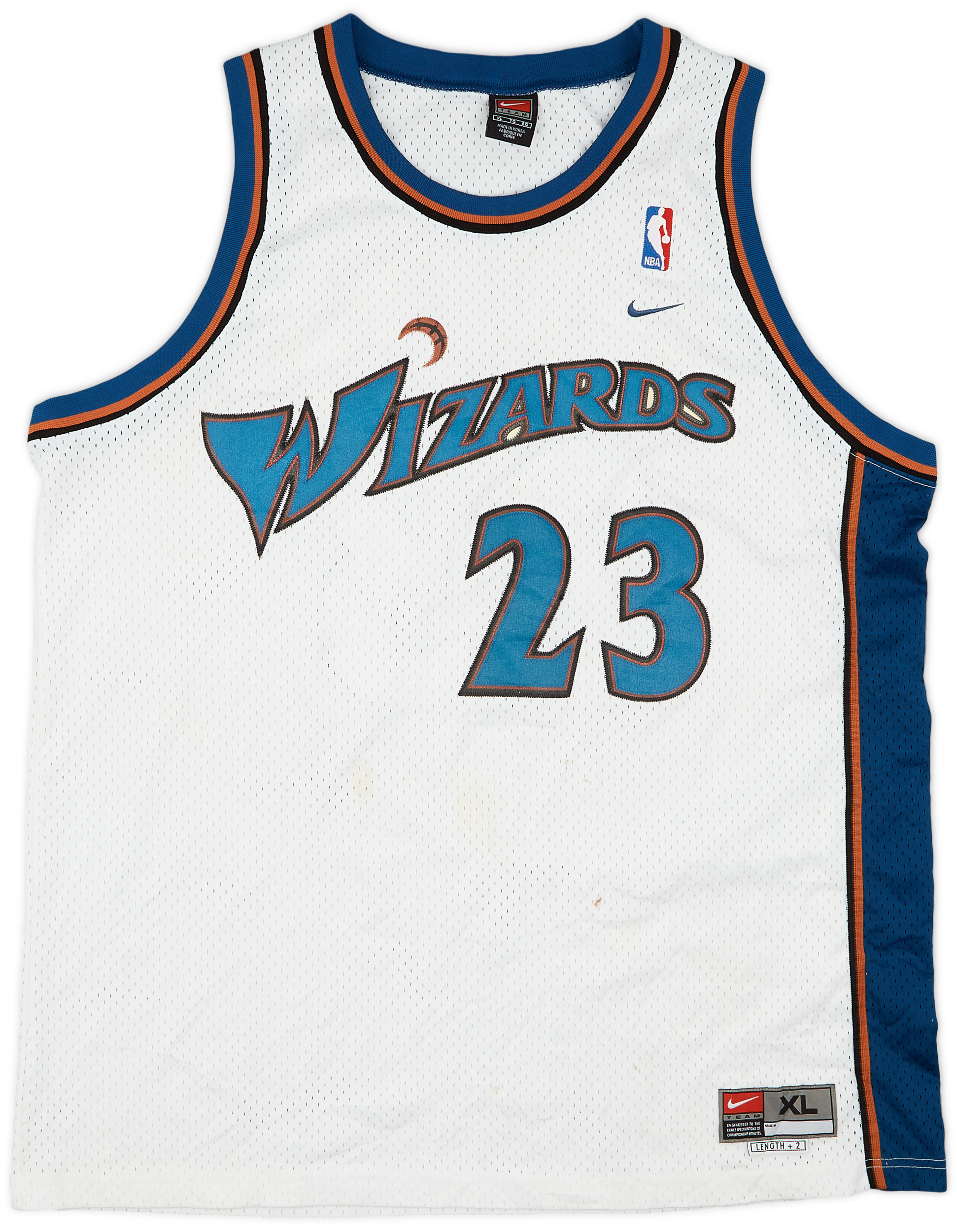 2001-03 Washington Wizards Jordan #23 Nike Swingman Home Jersey (Good) XL